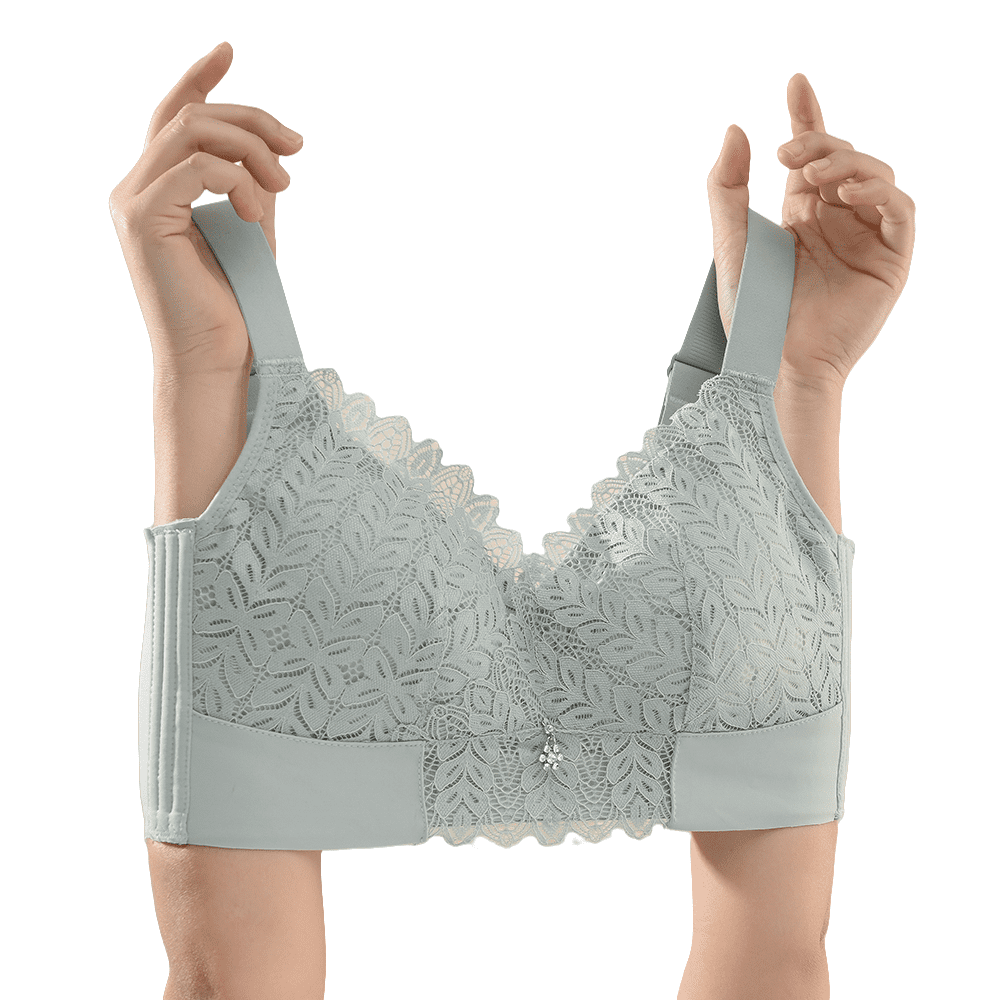 plus size bras for women Full Coverage Bralette lace Breathable Push-Up ...