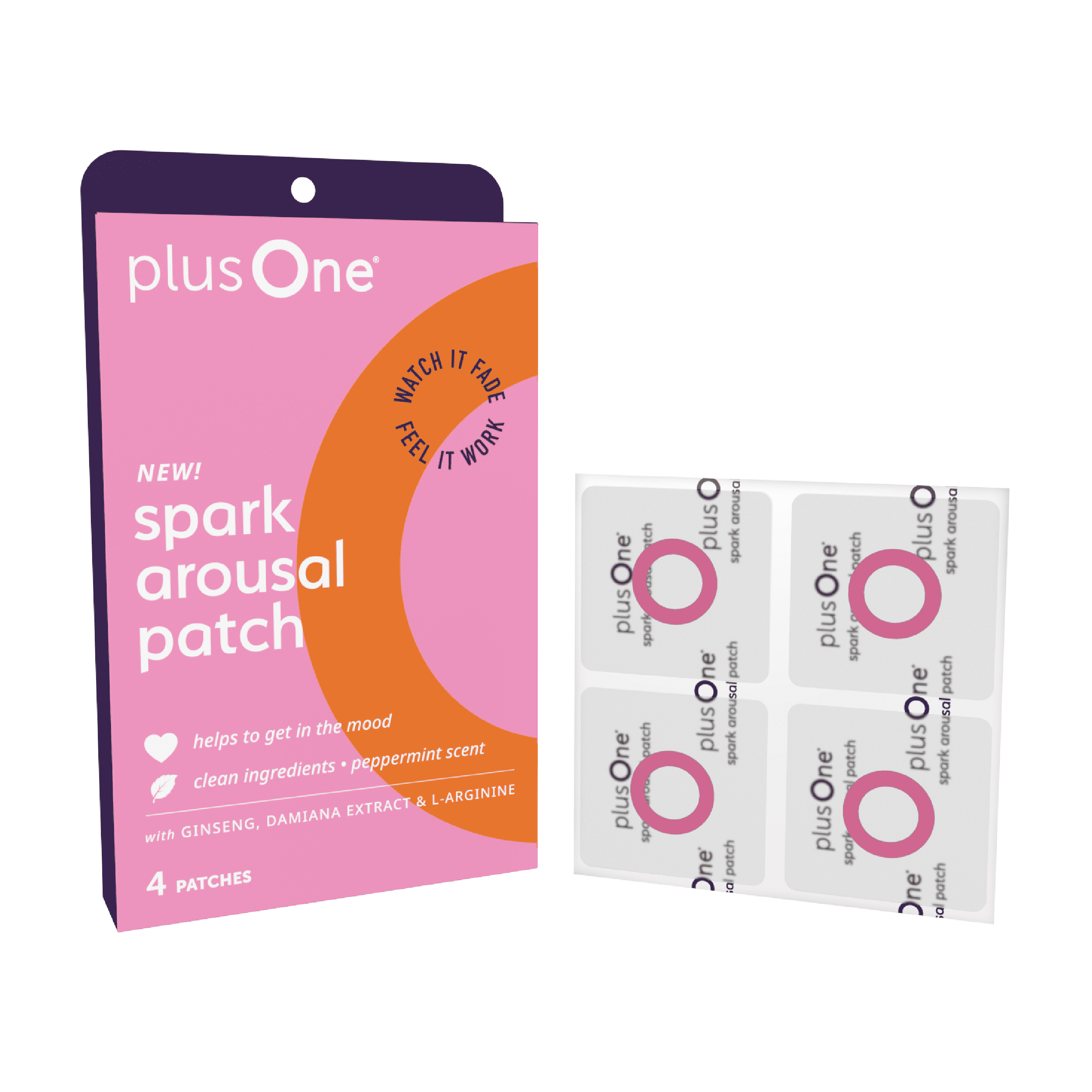 Spark Arousal Patch by plusOne, 1.5" Size, 4 Count - Walmart.com