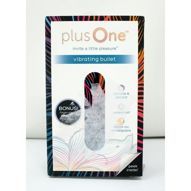 plusOne Compact Waterproof Rechargeable Vibrating Bullet with Quick ...
