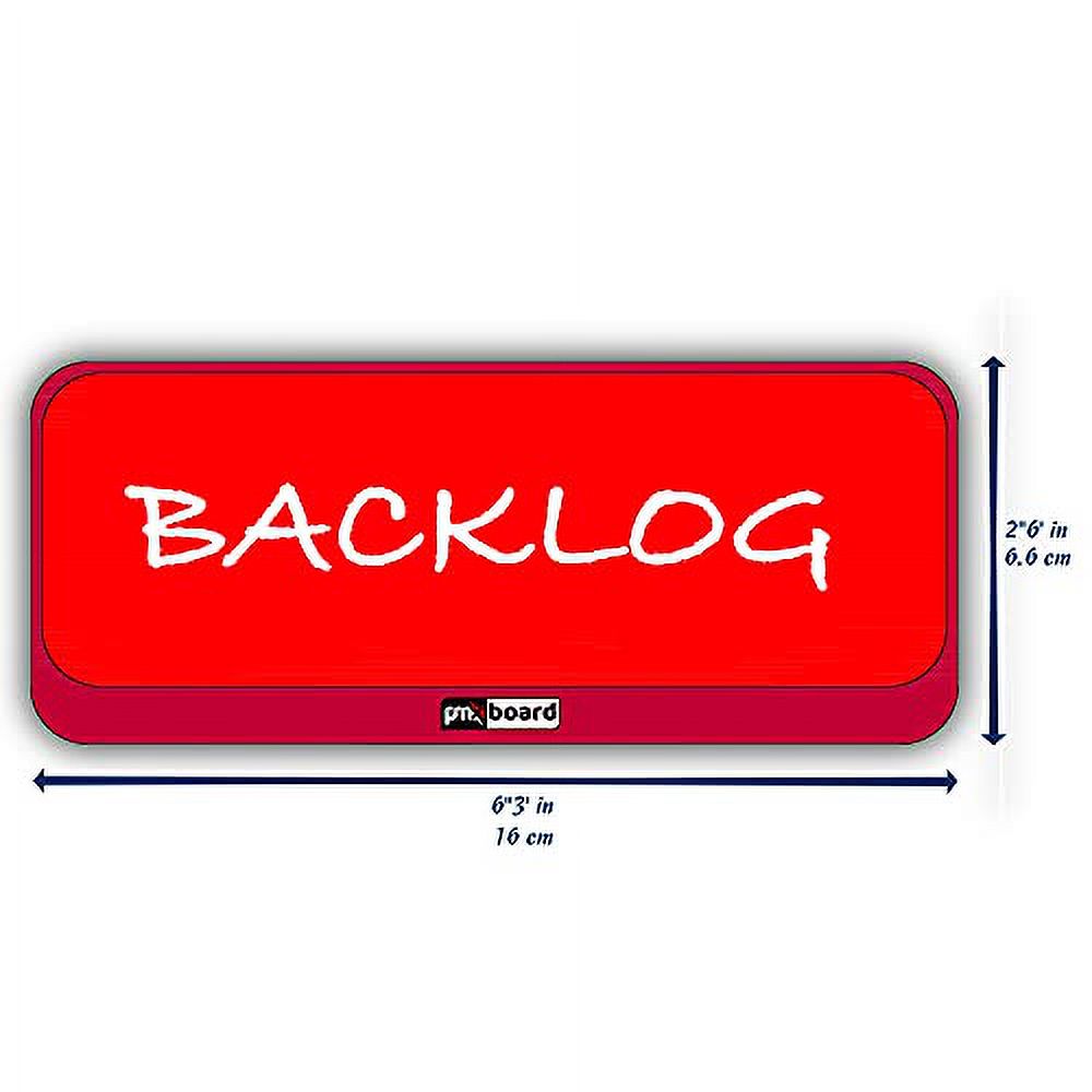 pmxboard Column Headline Magnetic Kanban Cards. Suitable for Kanban ...