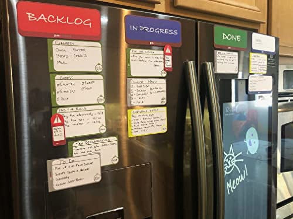 pmxboard Home Kanban Board Set, Scrum Board Set, Scrum Kit, Full Kanban ...