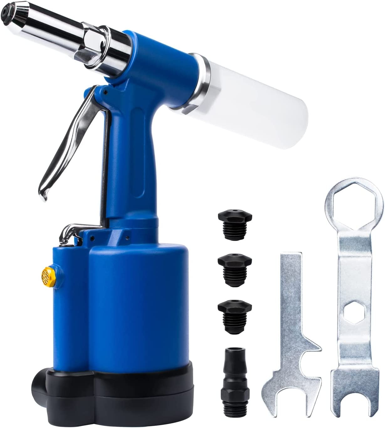 pneumatic pop rivet gun hydraulic air rivet tool kit with 3/32-inch 1/8 ...