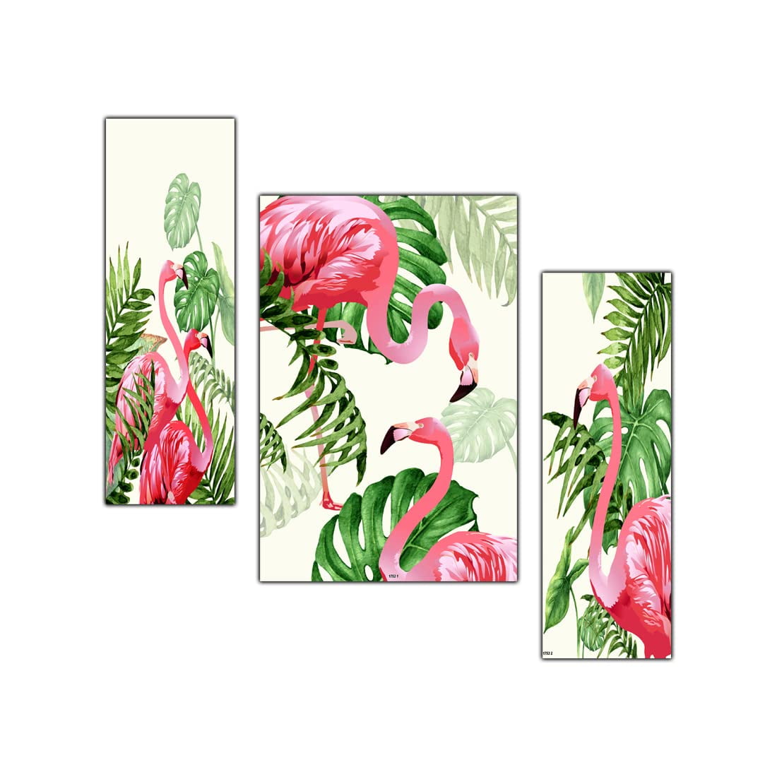 pnf Poster And Frames Flamingo Hexagon MDF For Living Room Bedroom Home ...