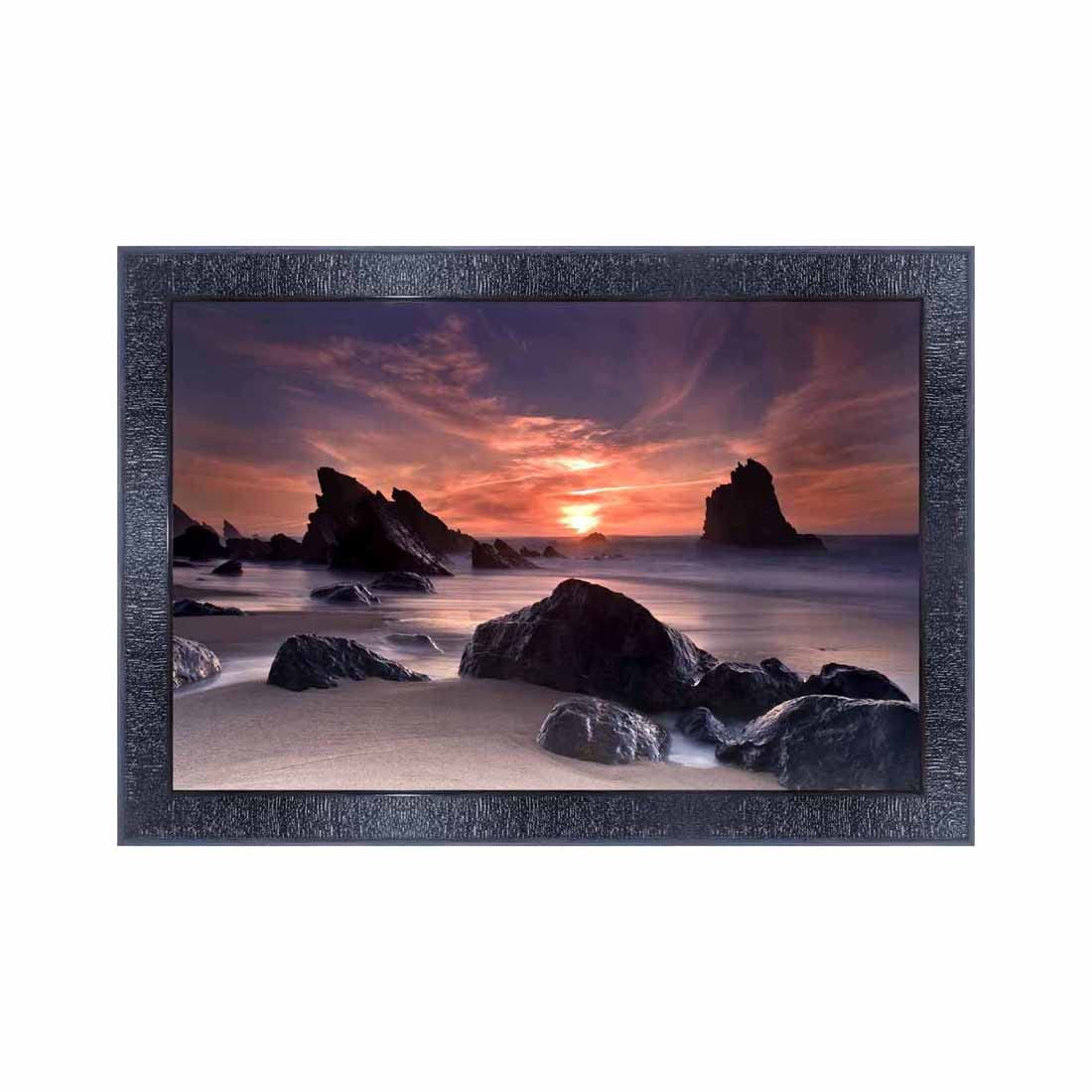 pnf Poster And Frames Natural Landscape Scenery Wooden Photo Frame With ...