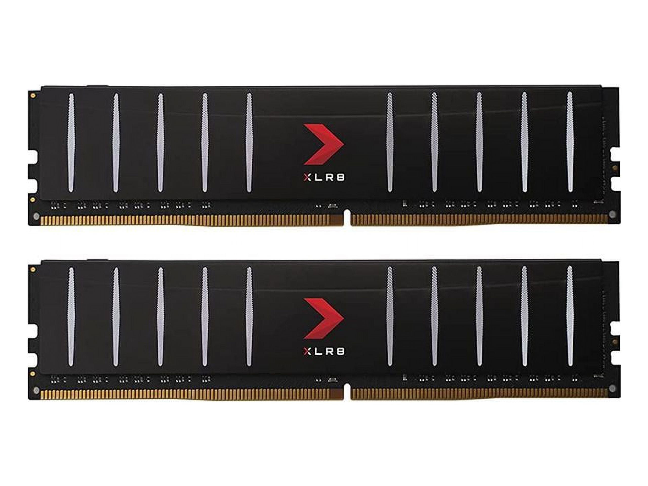 PNY 32GB (2x16GB) XLR8 Gaming DDR4 3200MHz Low Profile Desktop Memory ...