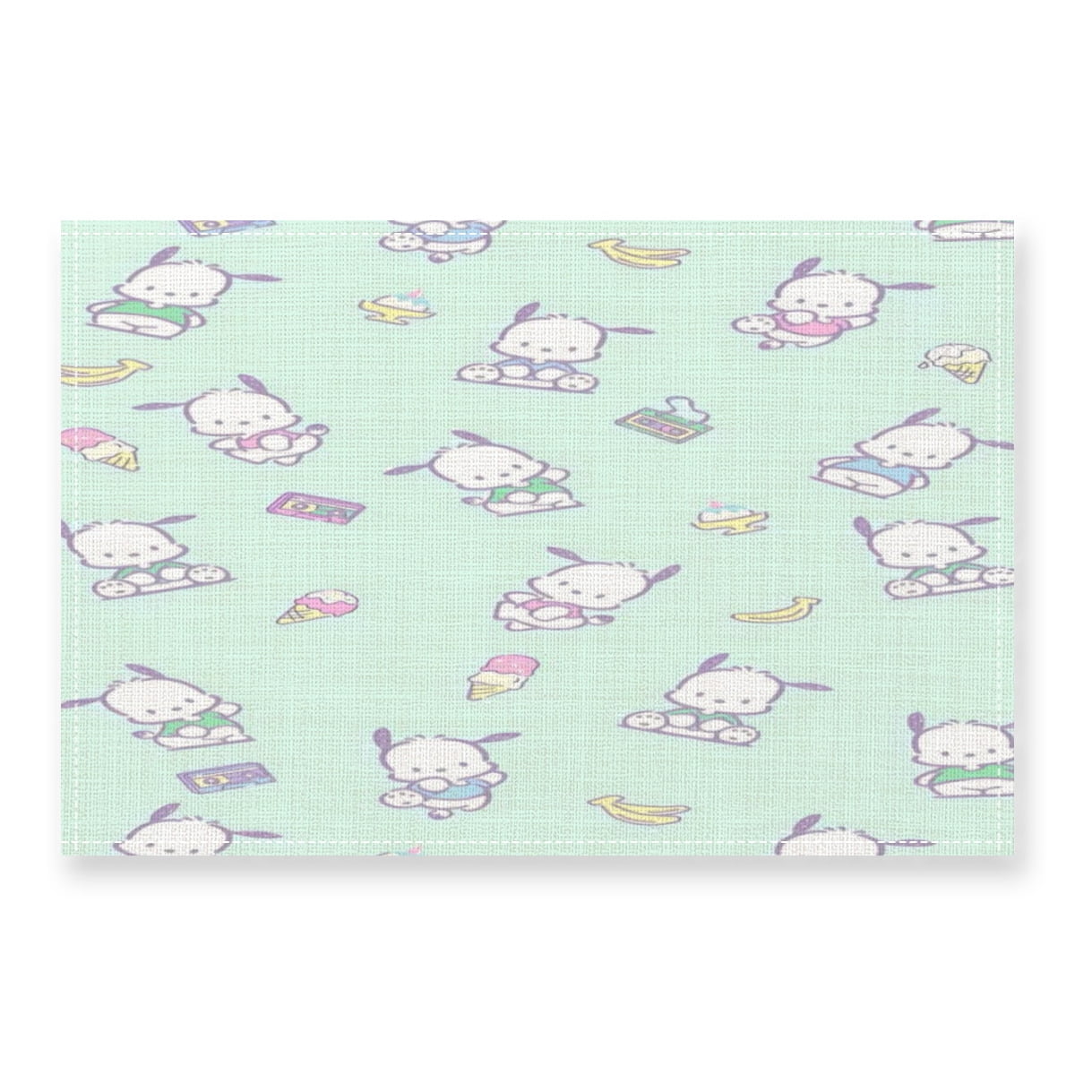 pochacco Place mat Linen Rectangular Double-layer Insulated Dinner ...