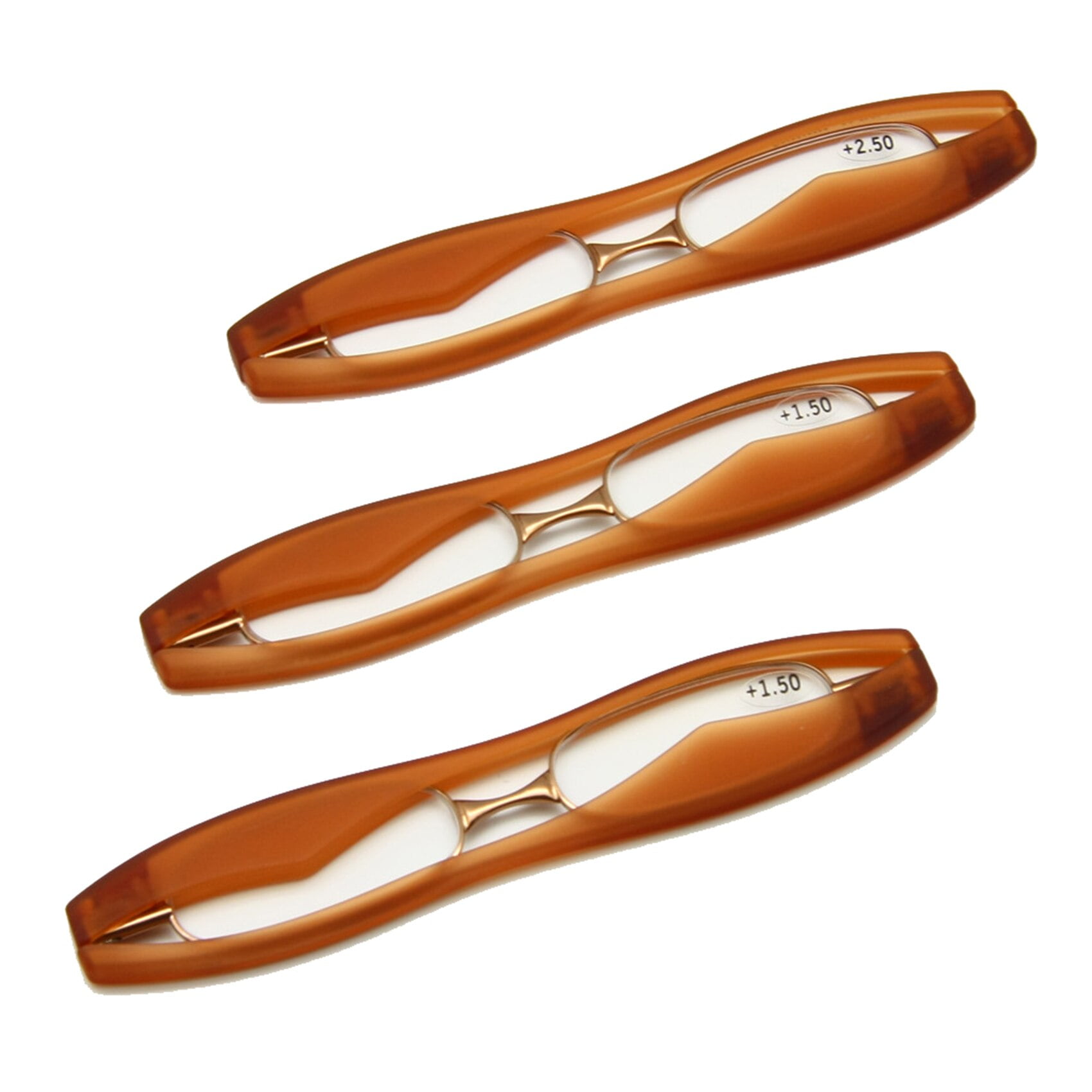 podreader 3 Pack Big Size Presbyopia Glasses +1.0 to +3.5 Mini Folding ...