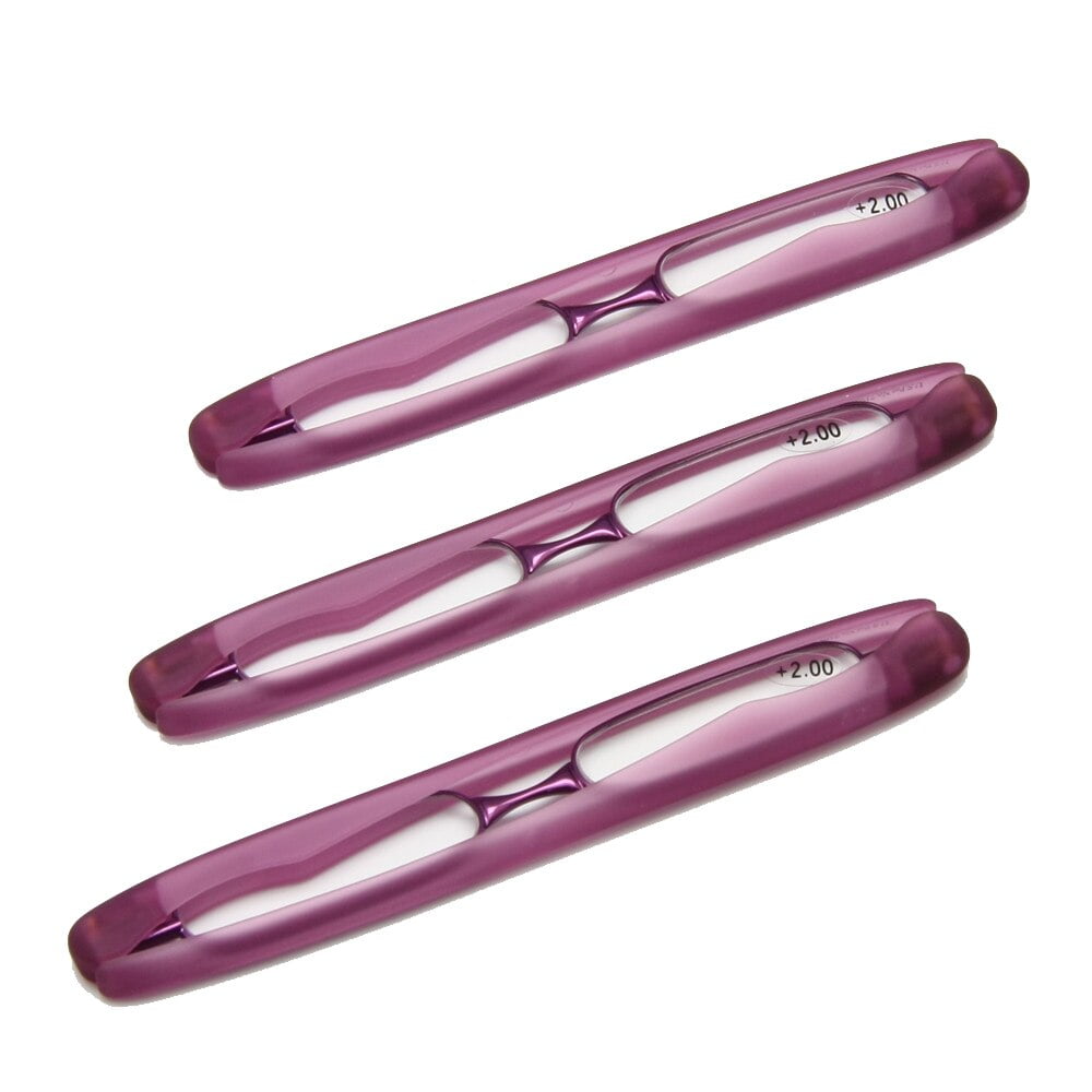 podreader 3 pack glasses for mini folding pocket reader portable reading glasses for presbyopia ...