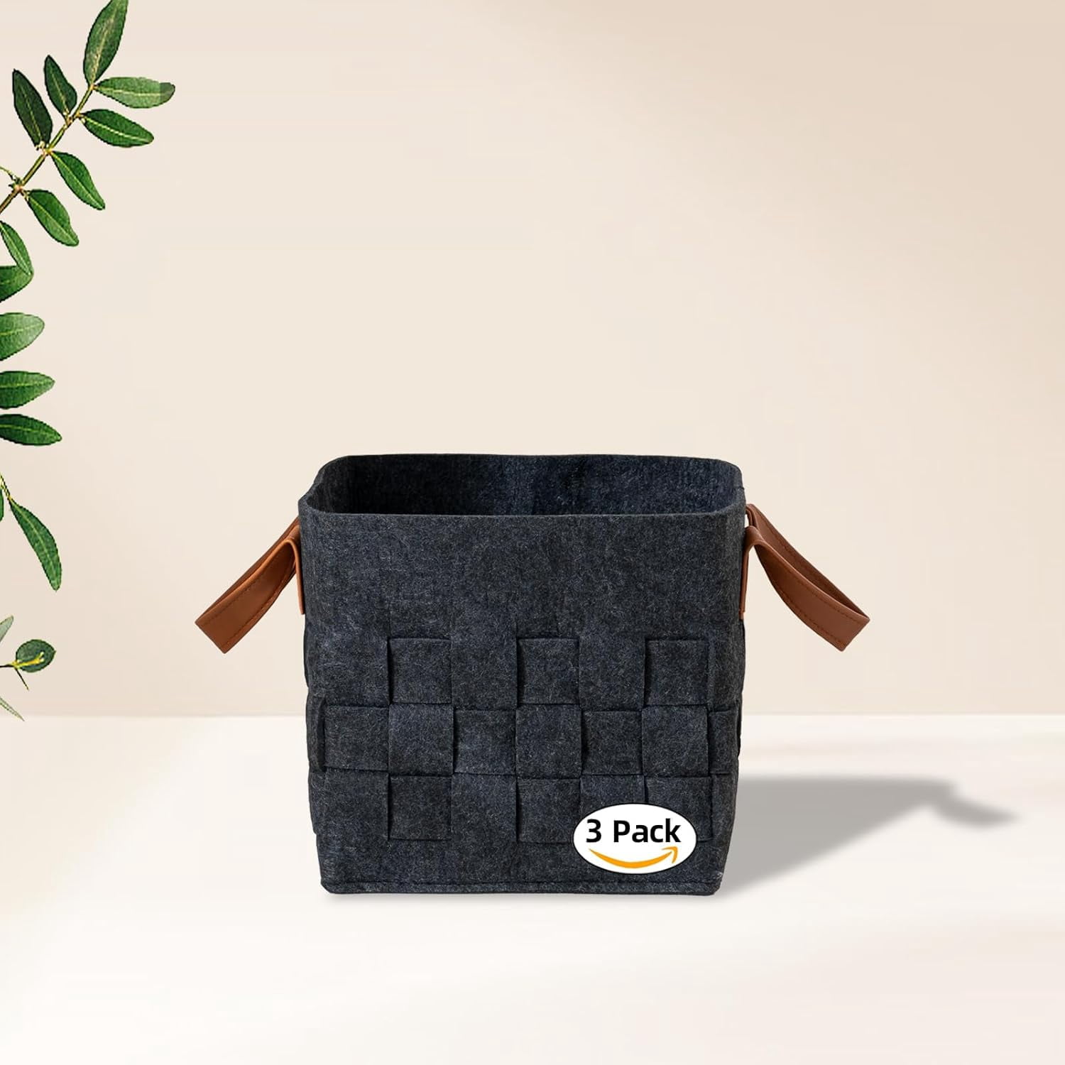 poing HCOCM Bold monkey Storage Basket 3 Pack Medium 10" x10" x10 ...