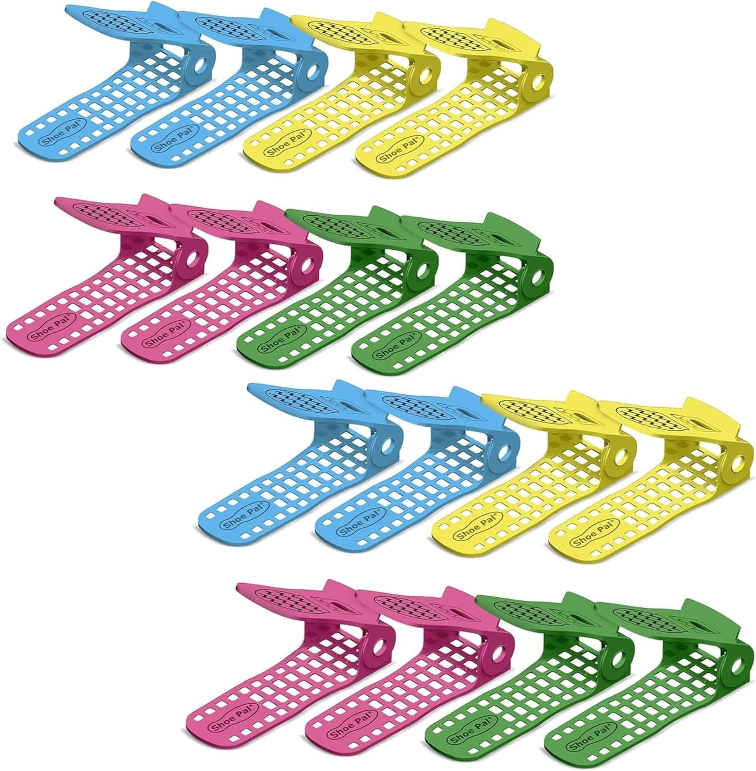 pojkasz Shoe Slot Organizer Adjustable Shoe Stacker for Pair of Shoes ...