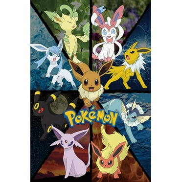 Pokemon - TV / Gaming Poster (Sinnoh-Region - Pokemons #387 - #493) (24 ...