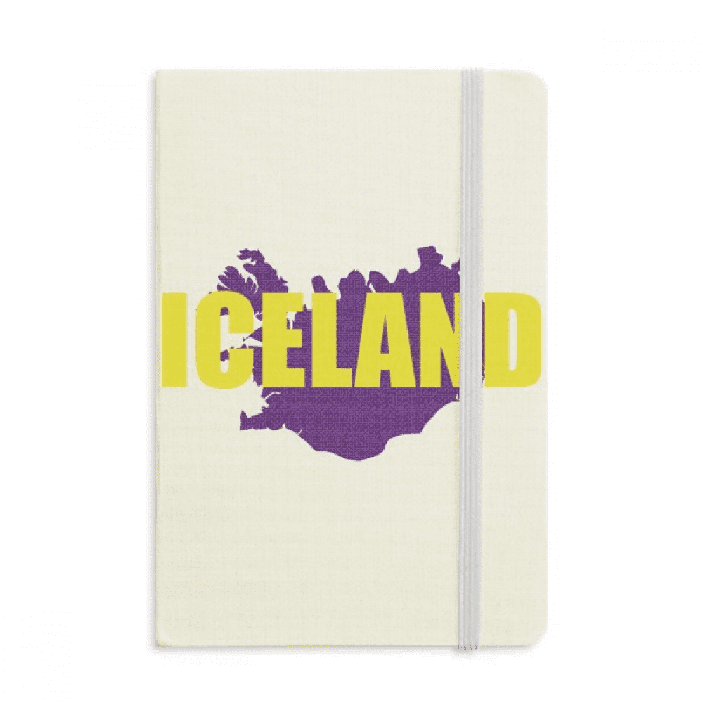 polar light map iceland eu notebook official fabric hard cover classic journal diary - Walmart.com