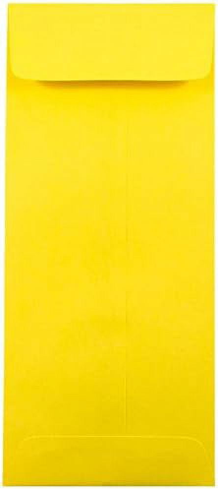 policy colored envelopes - 4 1/2 x 10 3/8 - yellow recycled - bulk 1000 ...