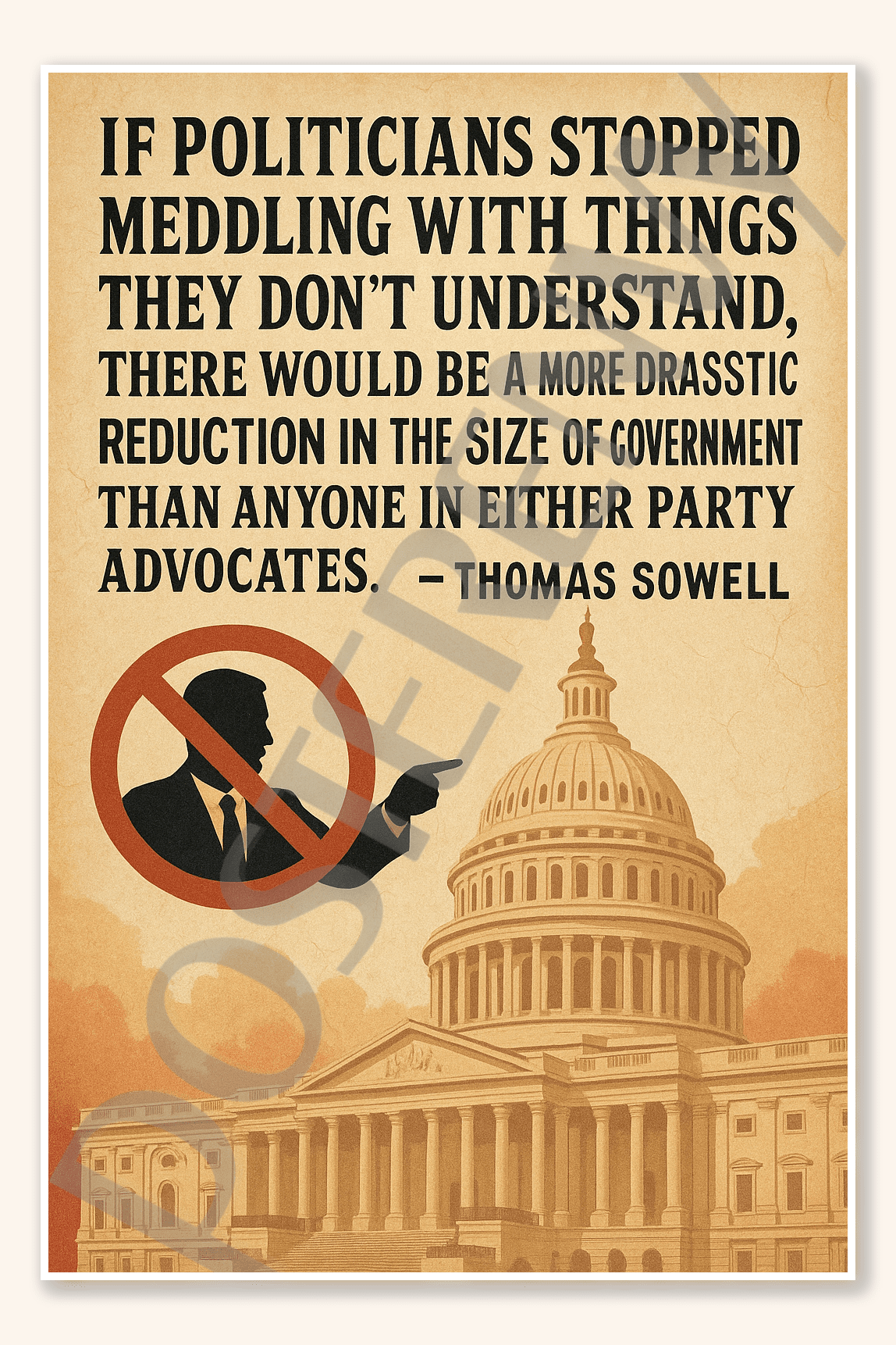If politicians stopped meddling with things they don't understand ...
