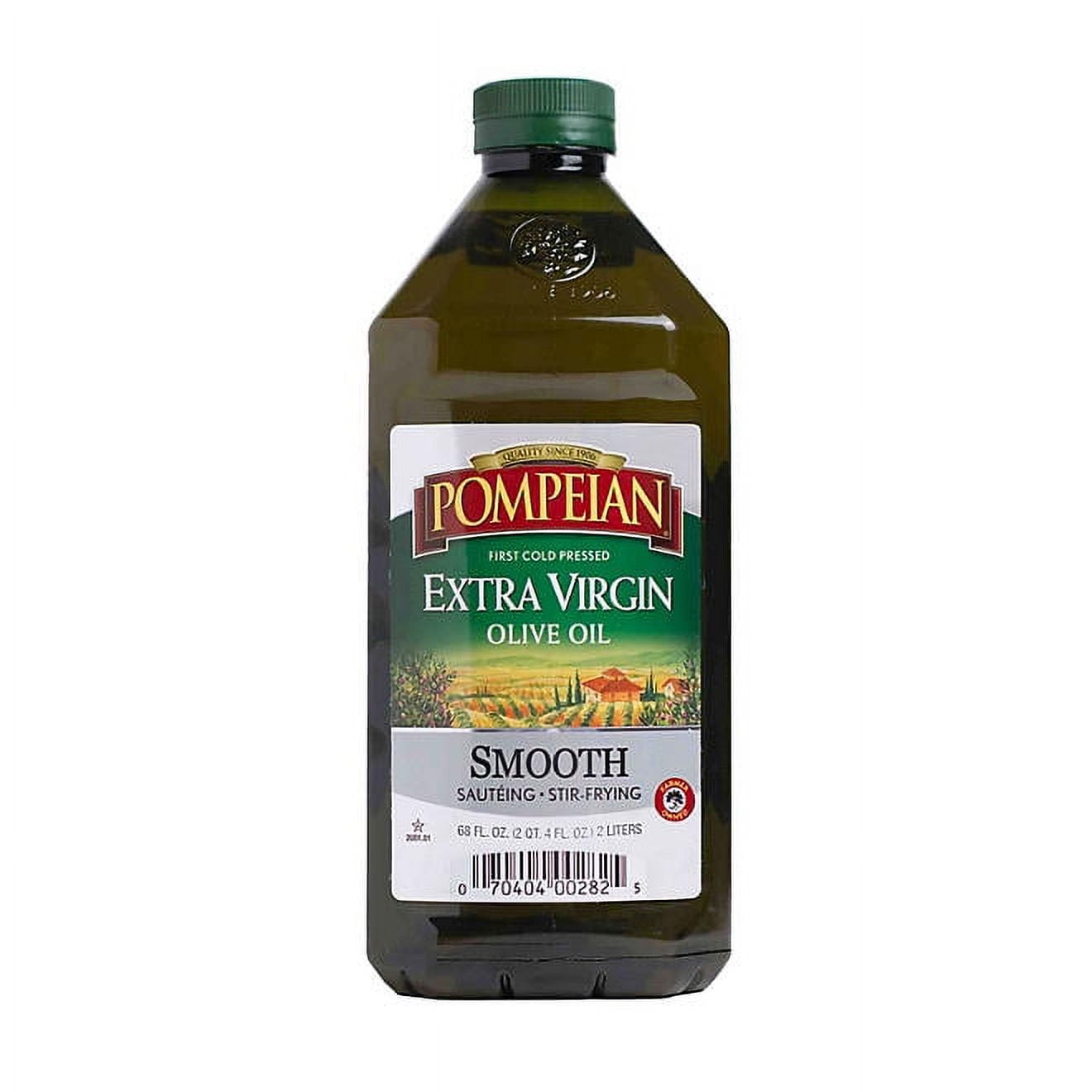 Pompeian Smooth Extra Virgin Olive Oil, First Cold-Pressed, Imported ...