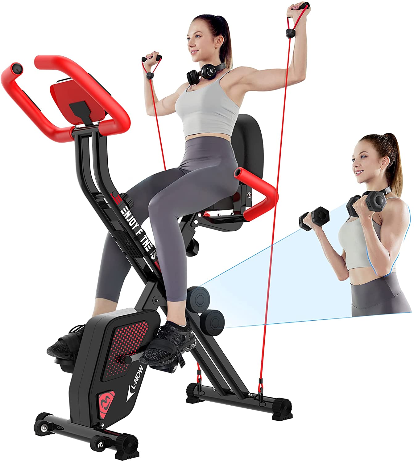 Smart Stationary Exercise Bike - Digital Fitness Bicycle Pedal Trainer ...