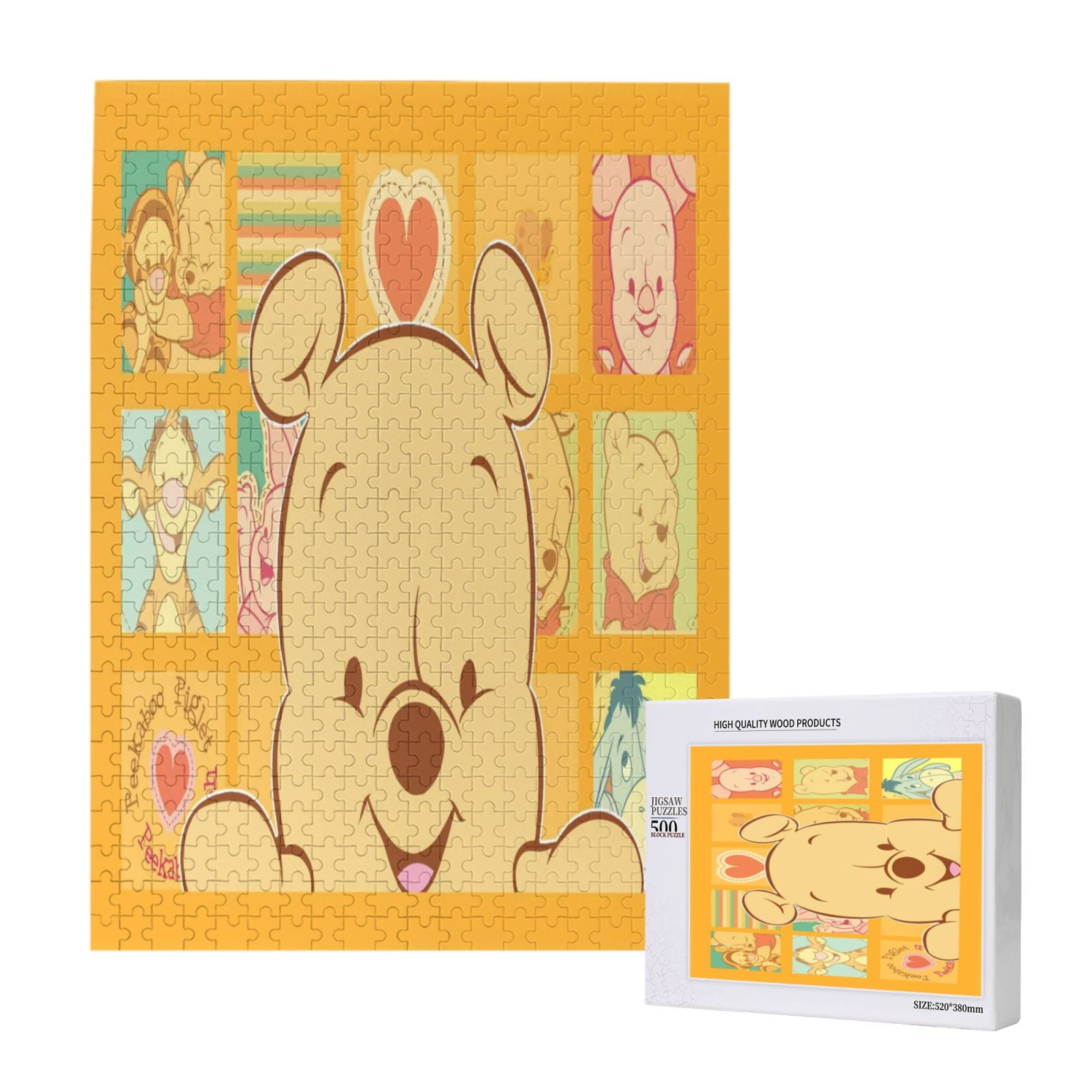 pooh Jigsaw Puzzle Interactive Brain Teaser Board Game for Adults ...
