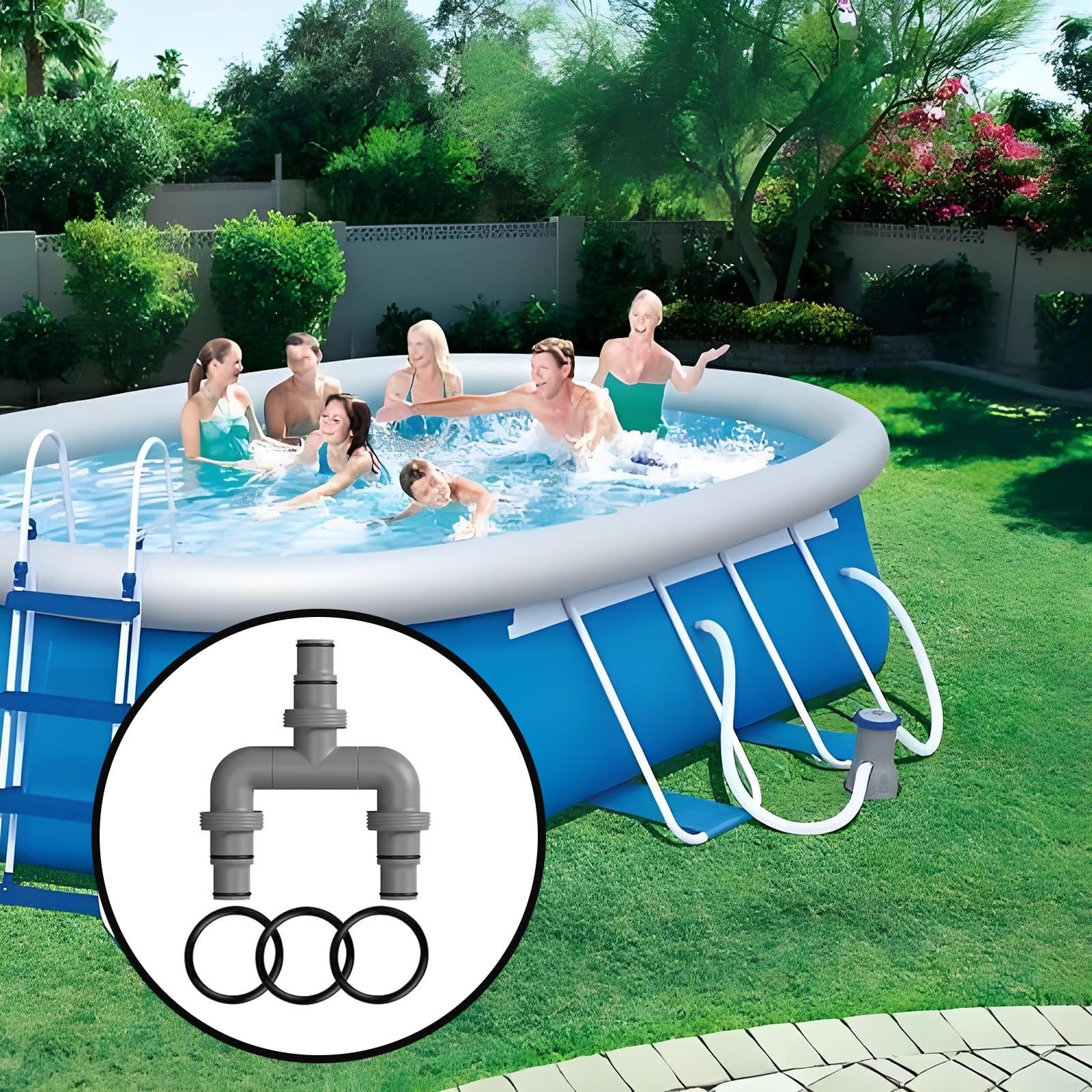 pool hose connector, pool hose adapter, above ground pool hose adapter ...