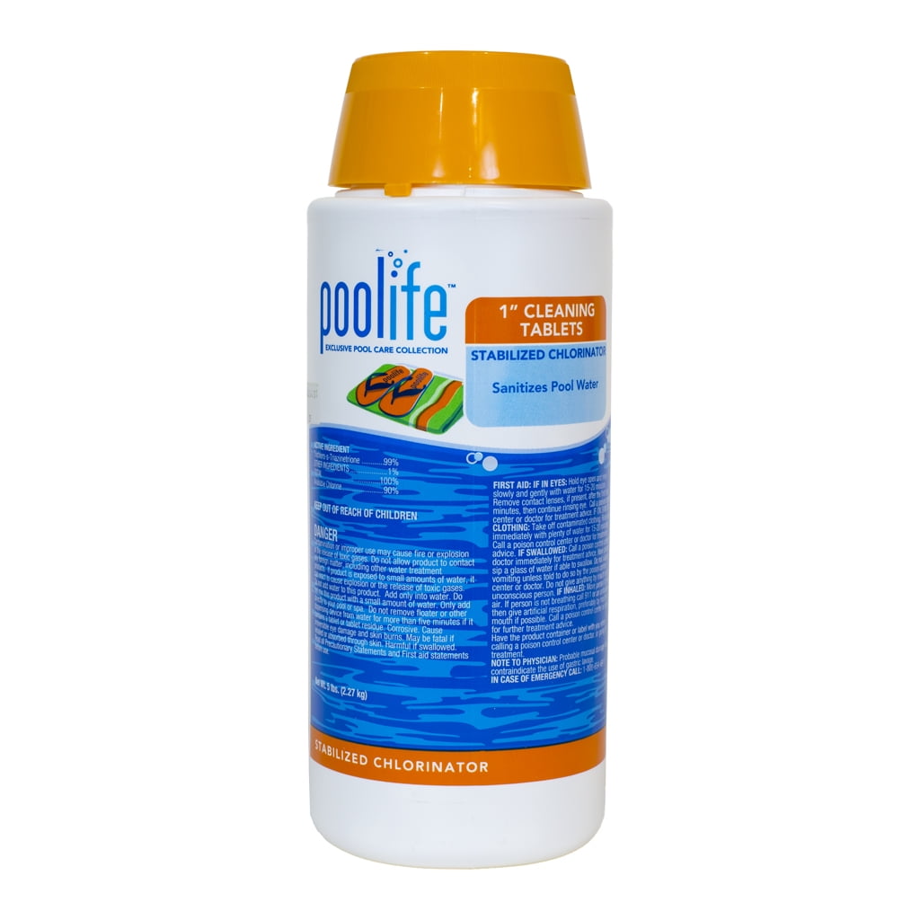 Poolife 1" Cleaning Tablets Stabilized Chlorinator - Walmart.com