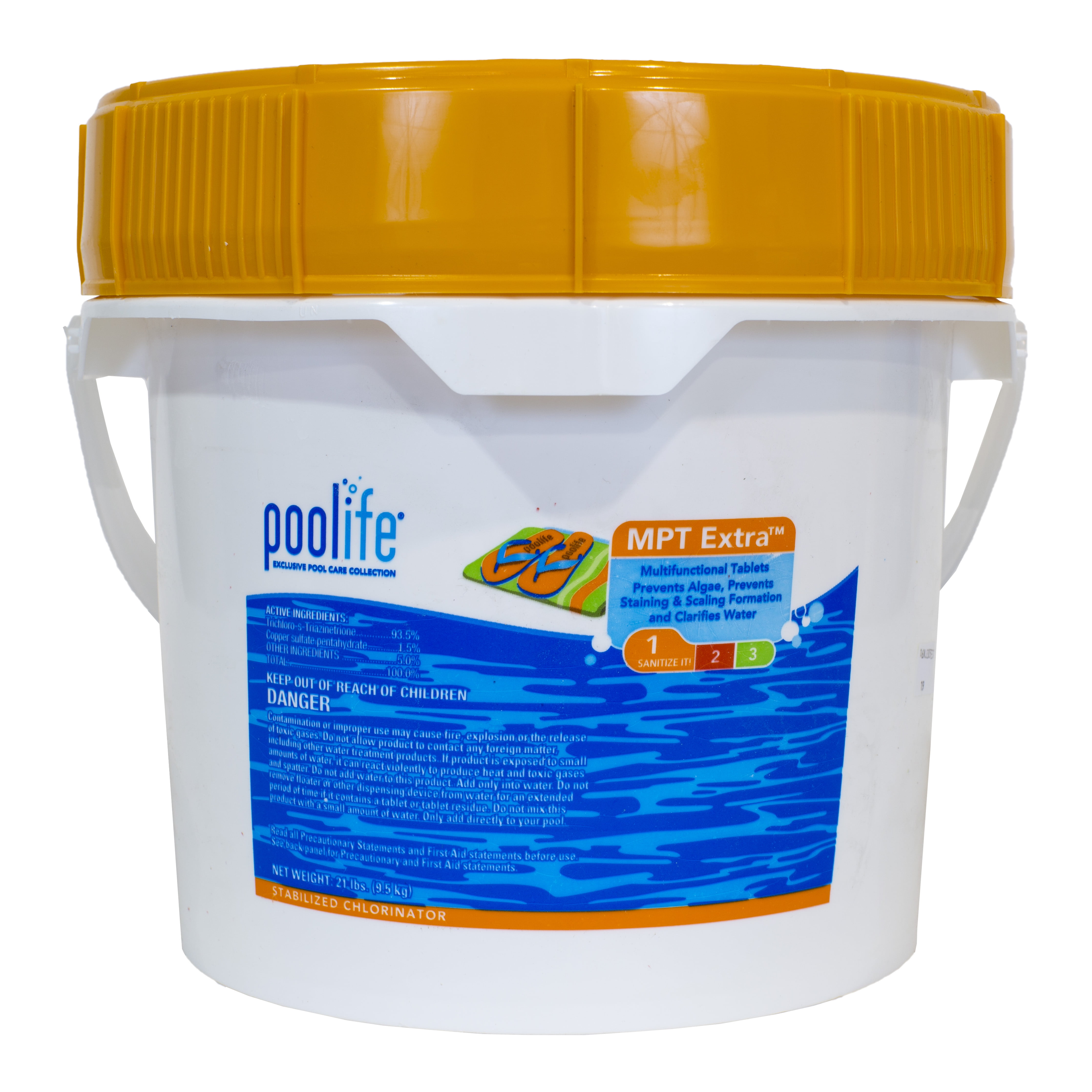 poolife MPT Extra 21 lb - 4-in-1 Chlorine Tablets for Pool Water ...
