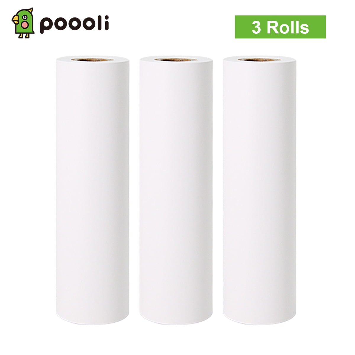 poooli Thermal Paper,Roll Bpa-free 10-years L3 Portable Thermal White Non-adhesive Thermal 110 ...