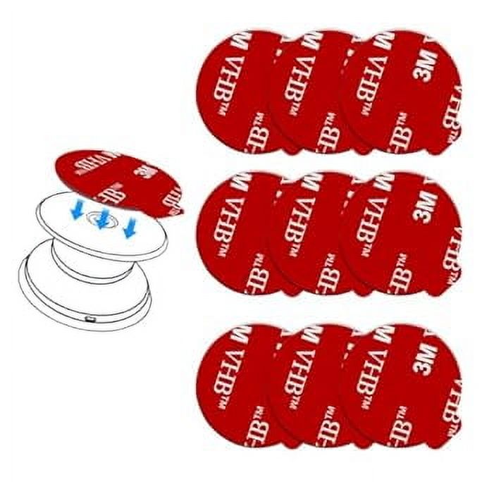pop-tech 9 Pack Sticky Adhesive Replacement for Socket Mount Base, VHB ...