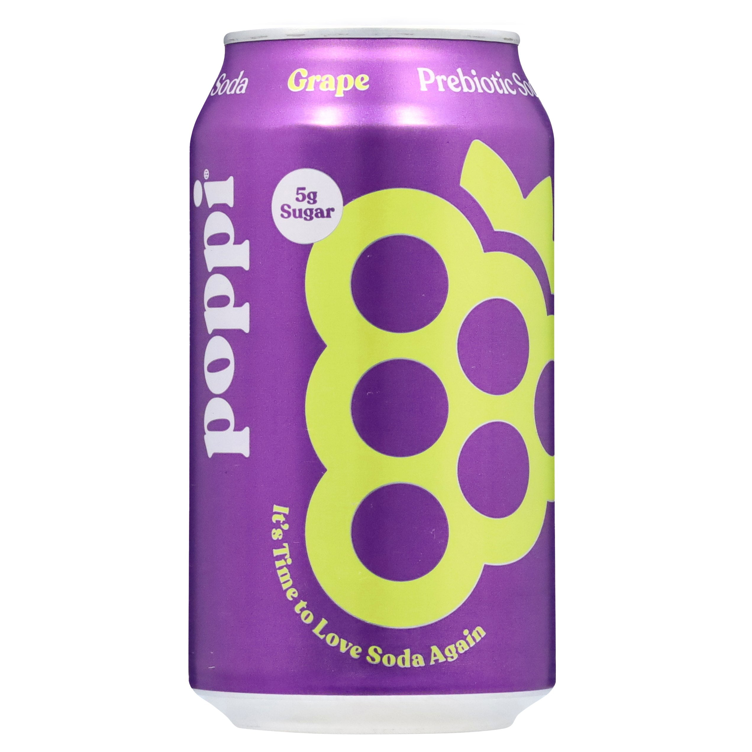 poppi Prebiotic Soda - Grape - 12 oz (Packaging Varies) - Walmart.com