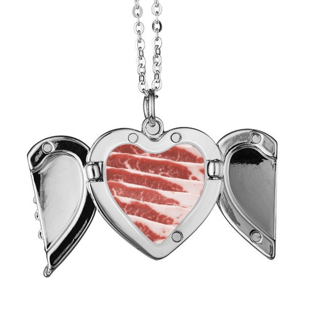 pork chops meat food texture angel wings necklpendant fashion - Walmart.com