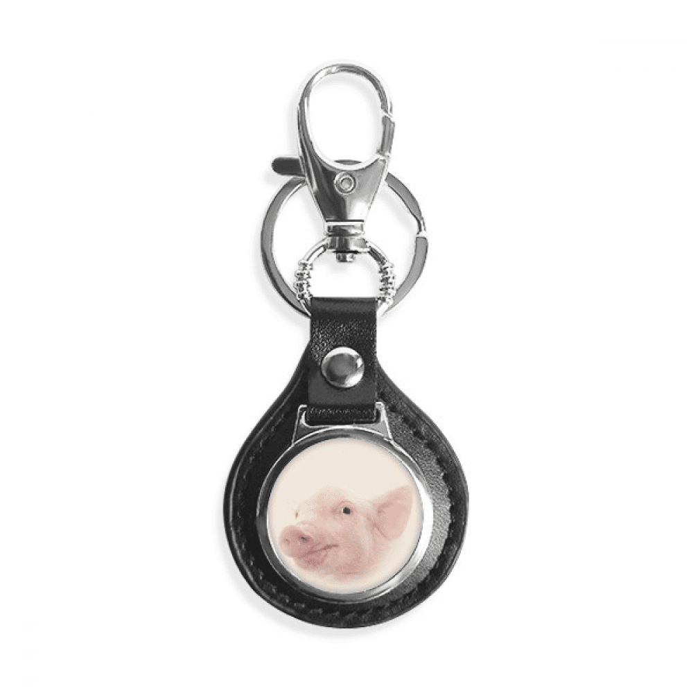 pork nose eyes art deco fashion key link chain keyholder finder hook ...