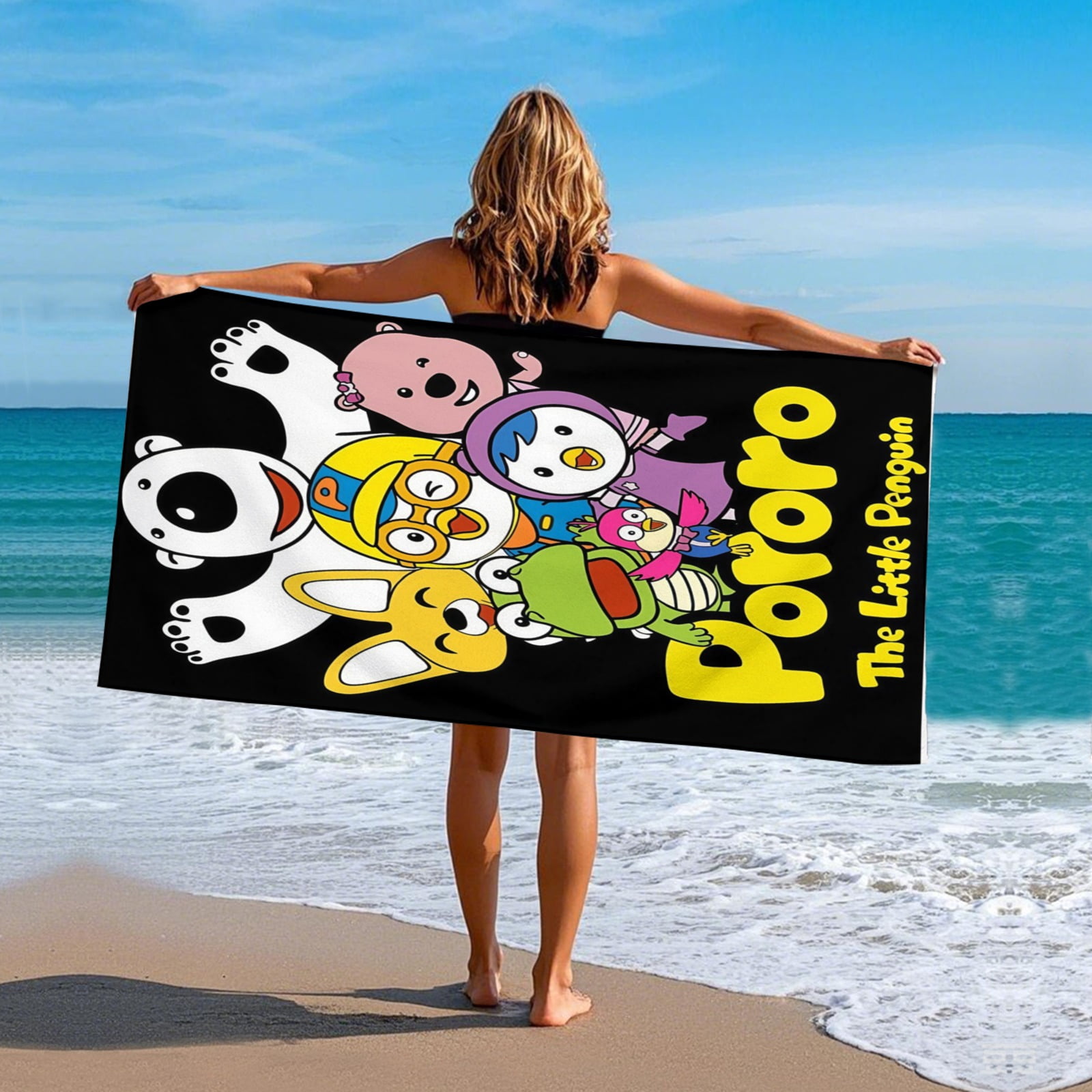 pororo the little penguin Gifts Beach Towel for Women Girl Birthday ...
