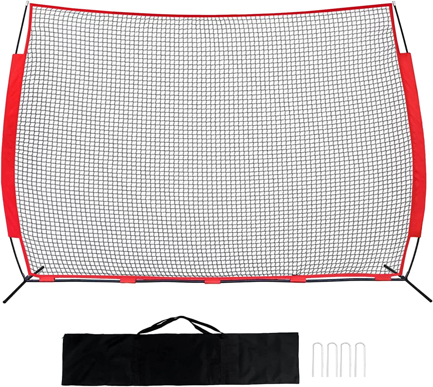 portable Portable Backstop Barrier Netting - multi-Sport lacrosse ...