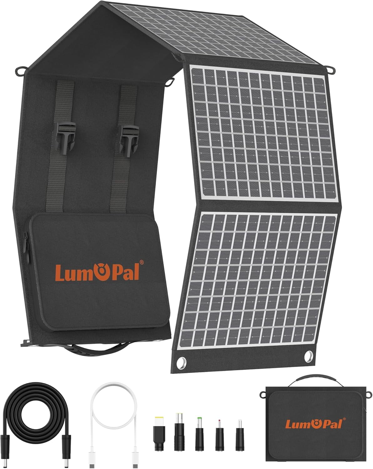 portable solar panel, **60w foldable solar panels folding solar charger ...