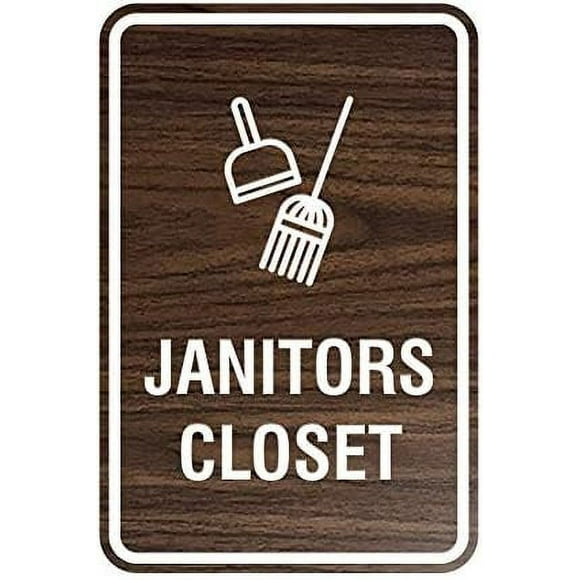 Janitors Closet Sign
