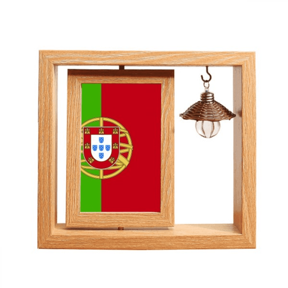 portugal national flag eu country Wooden Rotating Picture Photo Frame ...