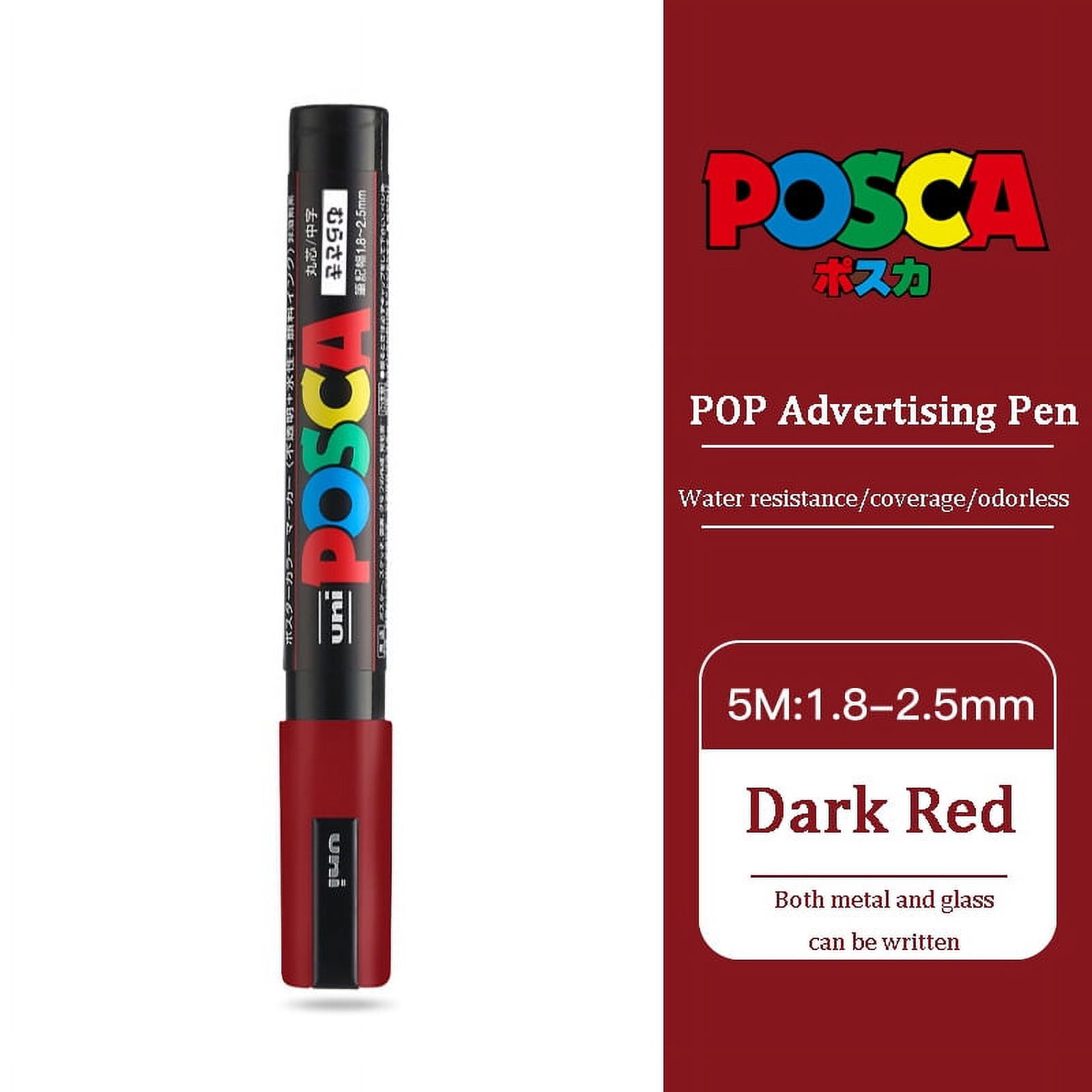 posca Acrylic Marker, PC-5M 29 Colors rotulador permanente, POP Poster ...