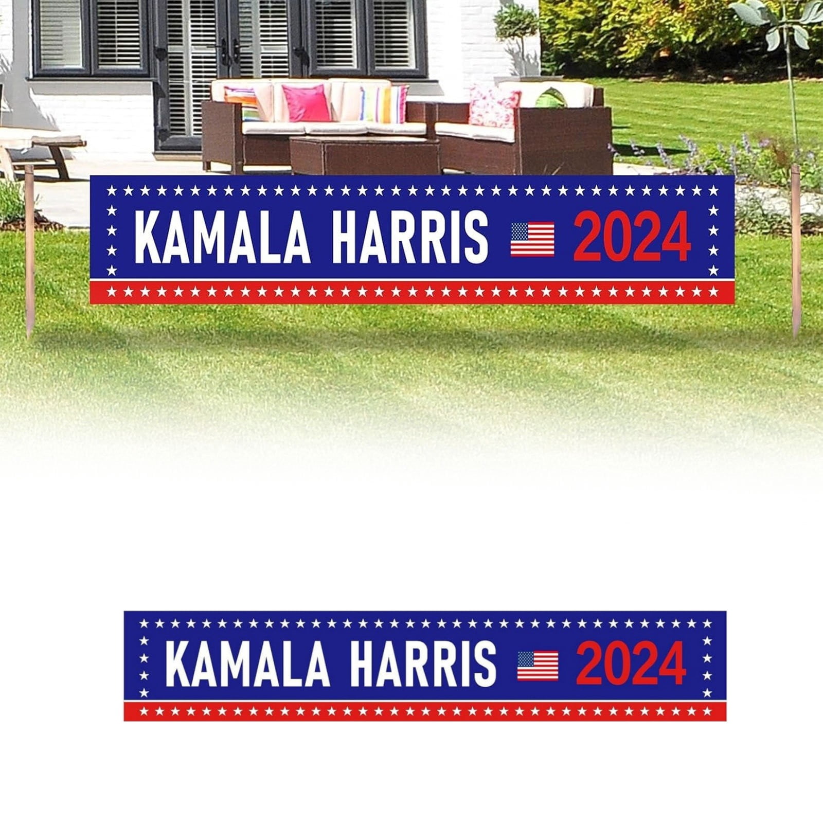 posdfud Kamala Harris 2024 Banner,Kamala Harris For President 2024 Flag ...