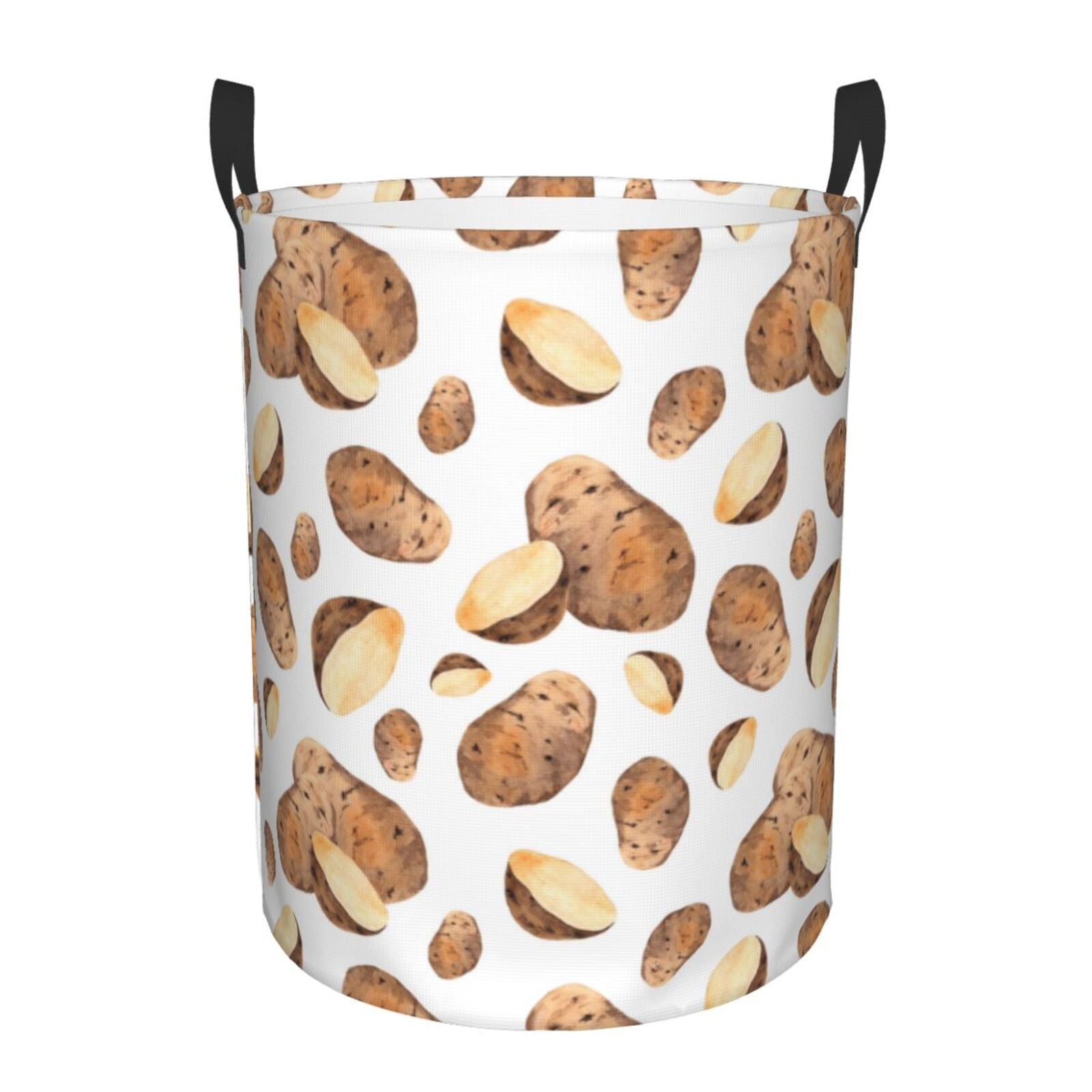 potato pattern Laundry Basket, Laundry Hamper Waterproof Laundry Bag ...