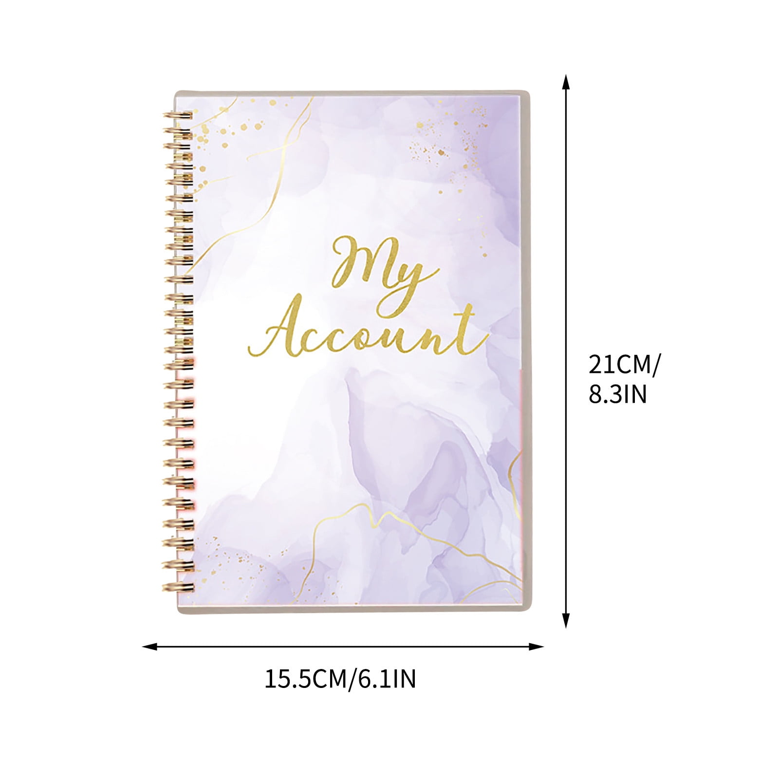 potrochi Accounting Ledger Book for Bookkeeping, Money Spending Account ...