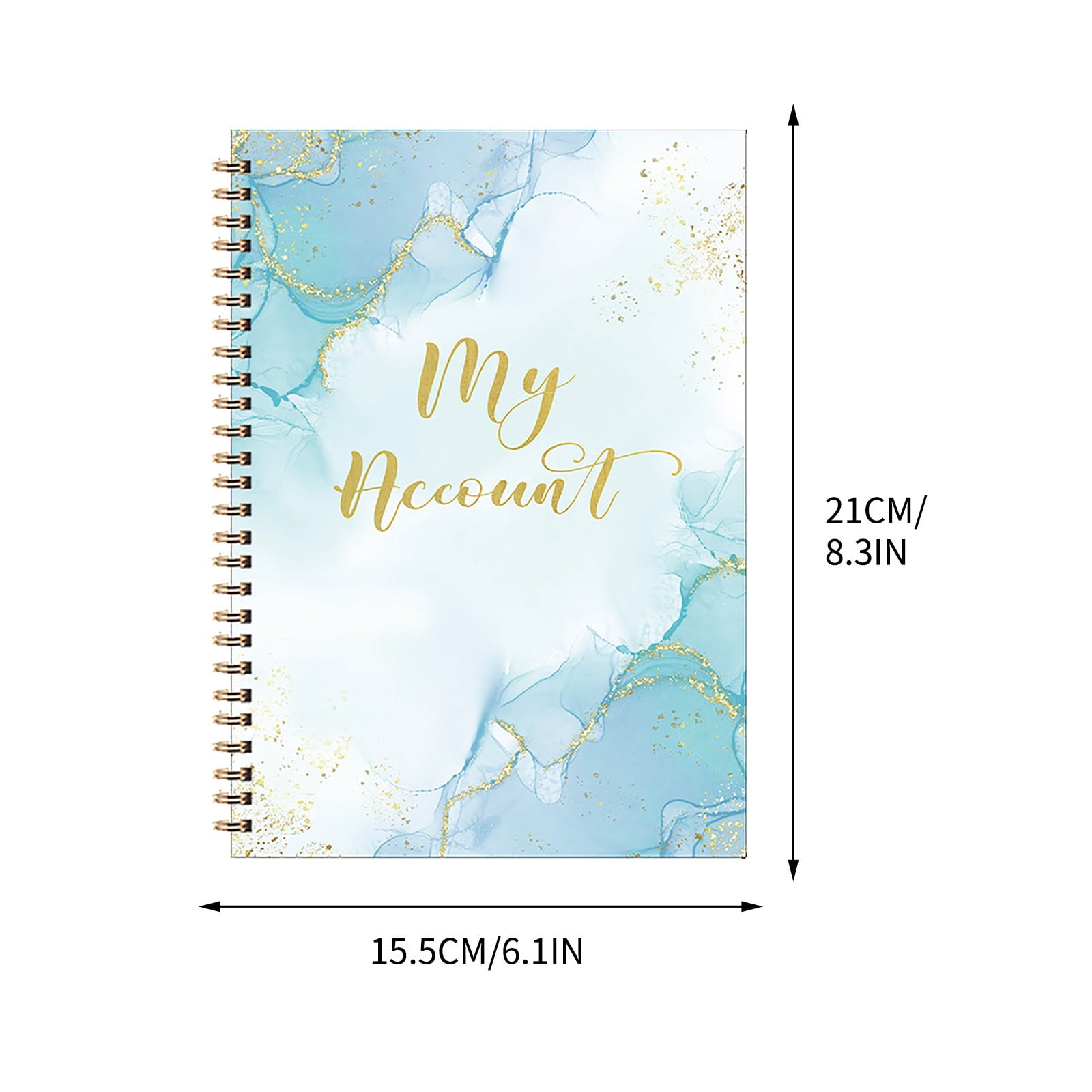 potrochi Accounting Ledger Book for Bookkeeping, Money Spending Account ...