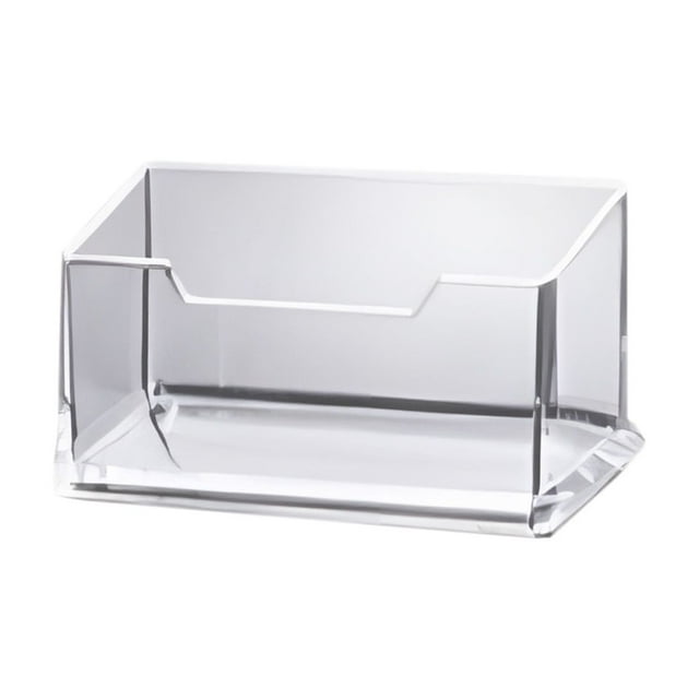 potrochi Acrylic Business Card Holder for Desk Multiple Business Card ...