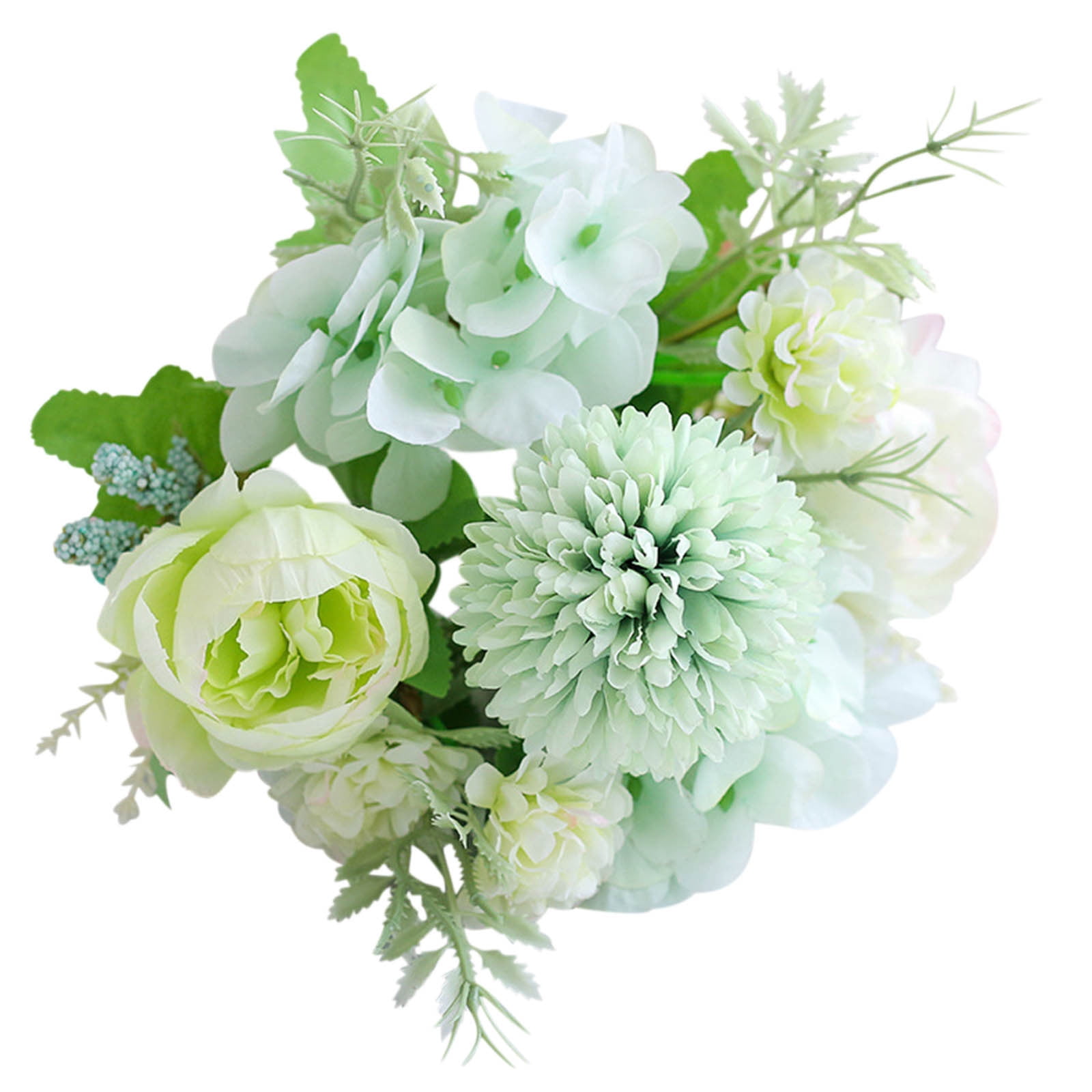 potrochi Artificial Flowers, Fake Peony Silk Peonies Faux Flowers ...