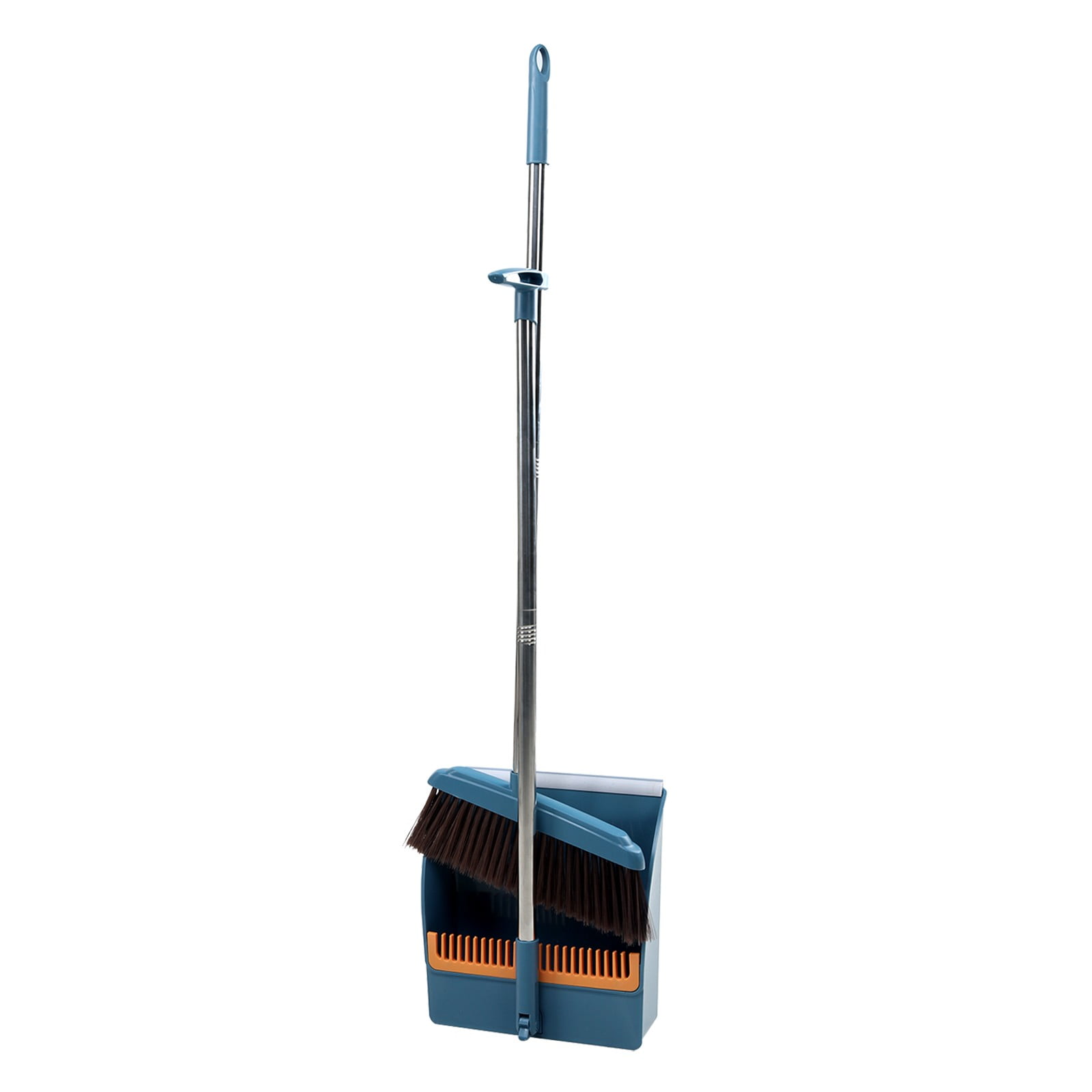 potrochi Broom and Dustpan Set for Home, 180° Rotating Broom Combo ...