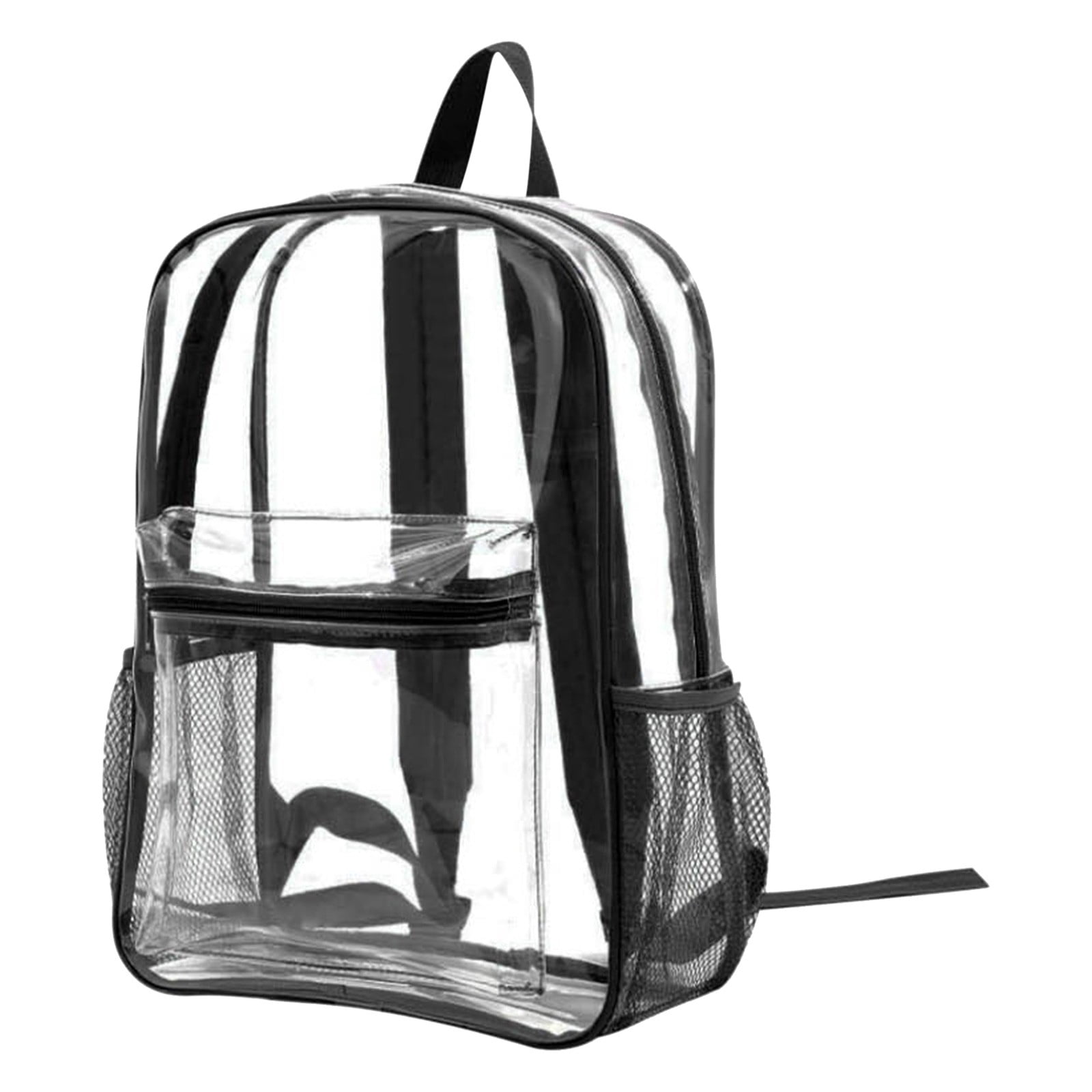 potrochi Clear Backpack - Large Clear Backpack Heavy Duty Transparent ...
