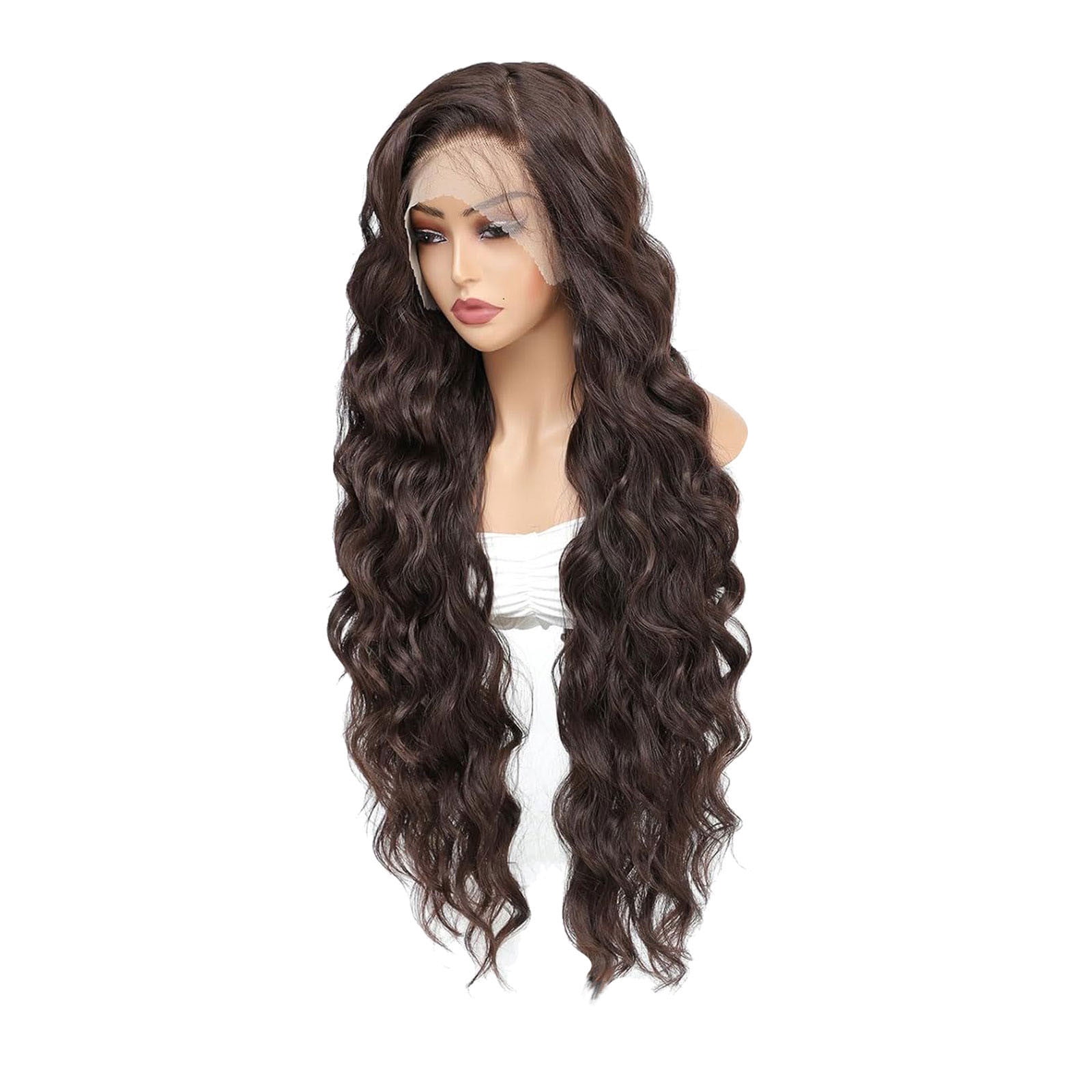 potrochi Deals Europe And The United States Wig Center Parted Long ...