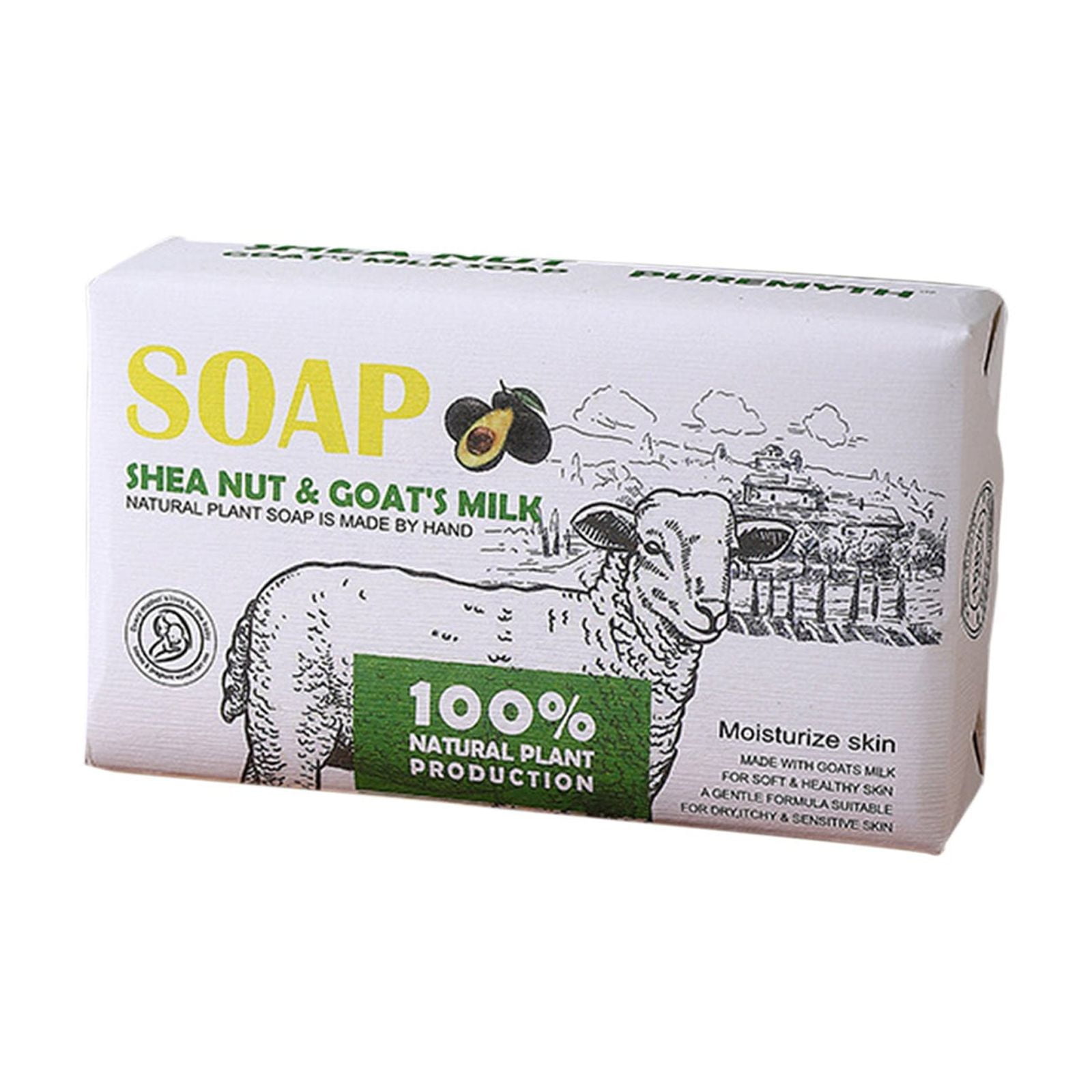potrochi Deep Moisturising Goat Milk With Essential Oil Soap Bar, Goat ...