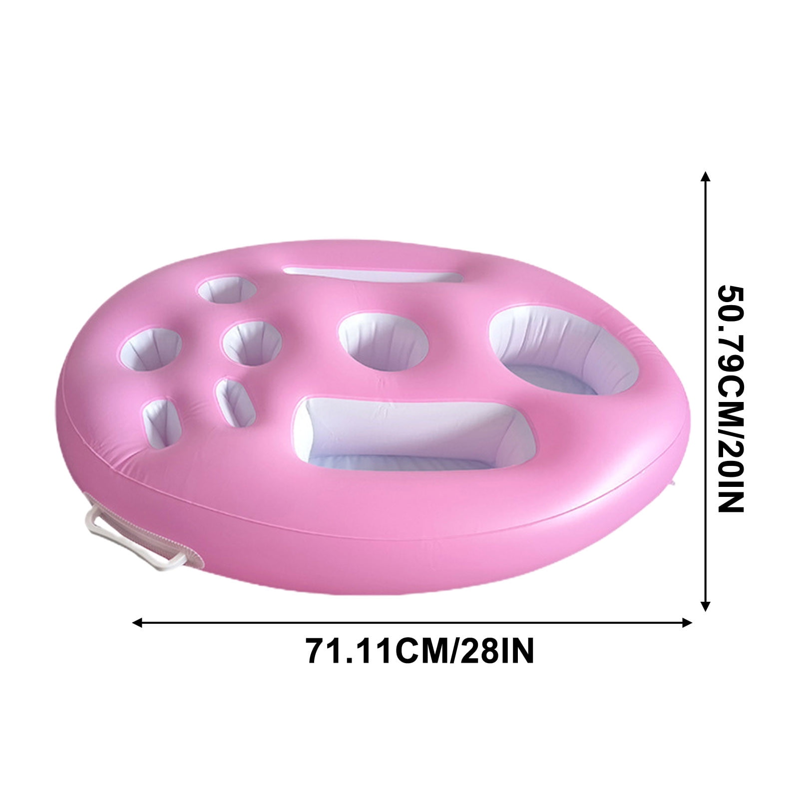 potrochi Inflatable Floating Drink Holder with 8 Large Capacity Drink ...