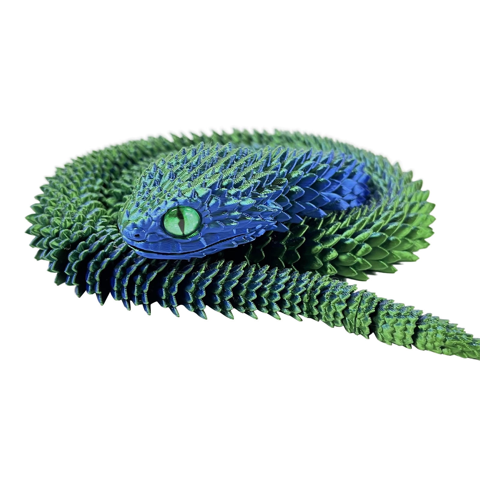 potrochi Realistic Fake Snakes Toy Soft Rubber Snake Figure Garden ...