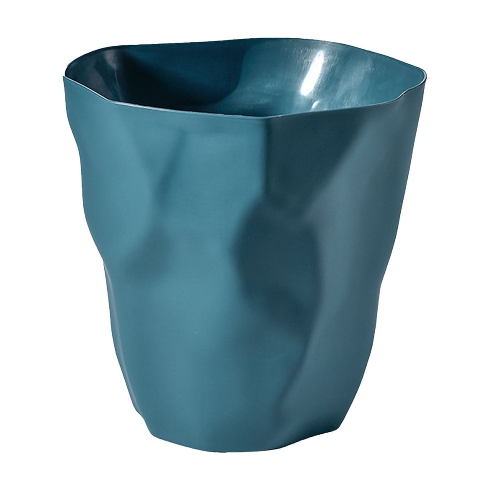 potrochi Round Plastic Bathroom Garbage Can, Plastic Wastebasket, Trash ...