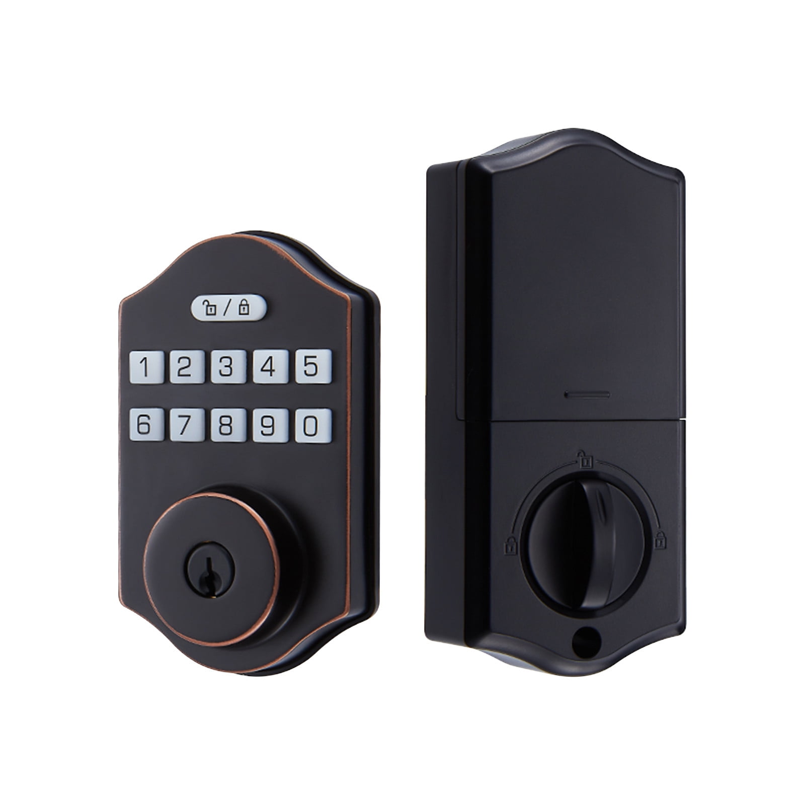 potrochi Smart Combination Lock Mechanical Key Strong And Keyhole Built ...