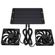 Coollooc Solar Powered Fan, Solar Exhaust Fan Solar Panel Solar Fan ...